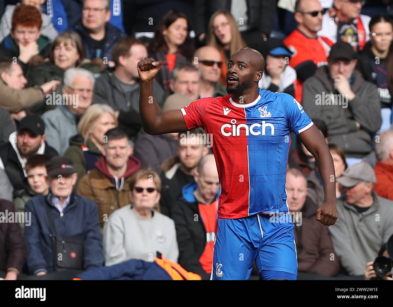 GOAL 1-0, Jean-Philippe Mateta of Crystal Palace goal celebration ...
