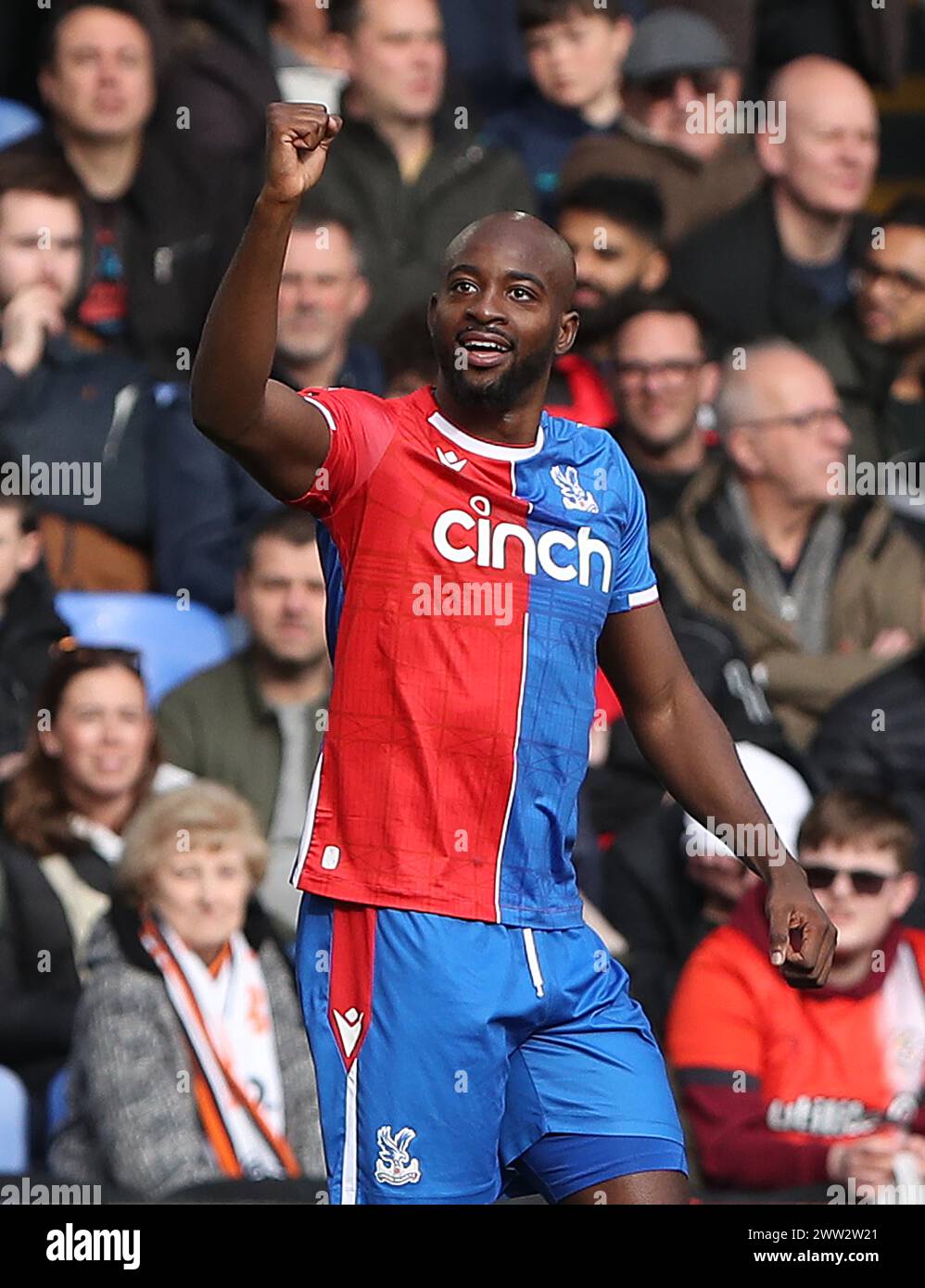 GOAL 1-0, Jean-Philippe Mateta of Crystal Palace goal celebration ...