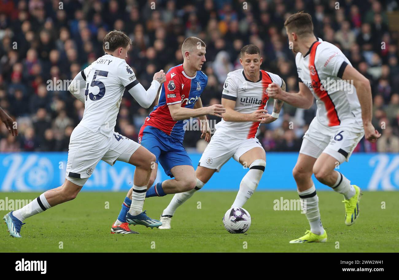 Adam Wharton of Crystal Palace. - Crystal Palace v Luton Town, Premier ...