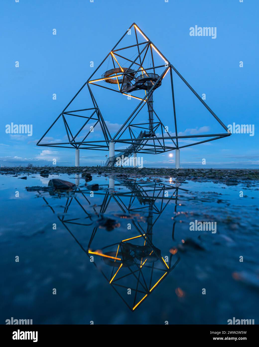 BOTTROP, GERMANY - FEBRUARY 24, 2024: Tetraeder, landmark of Ruhr ...