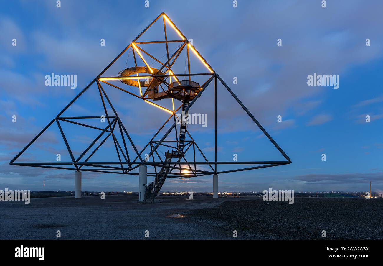 BOTTROP, GERMANY - FEBRUARY 24, 2024: Tetraeder, landmark of Ruhr ...