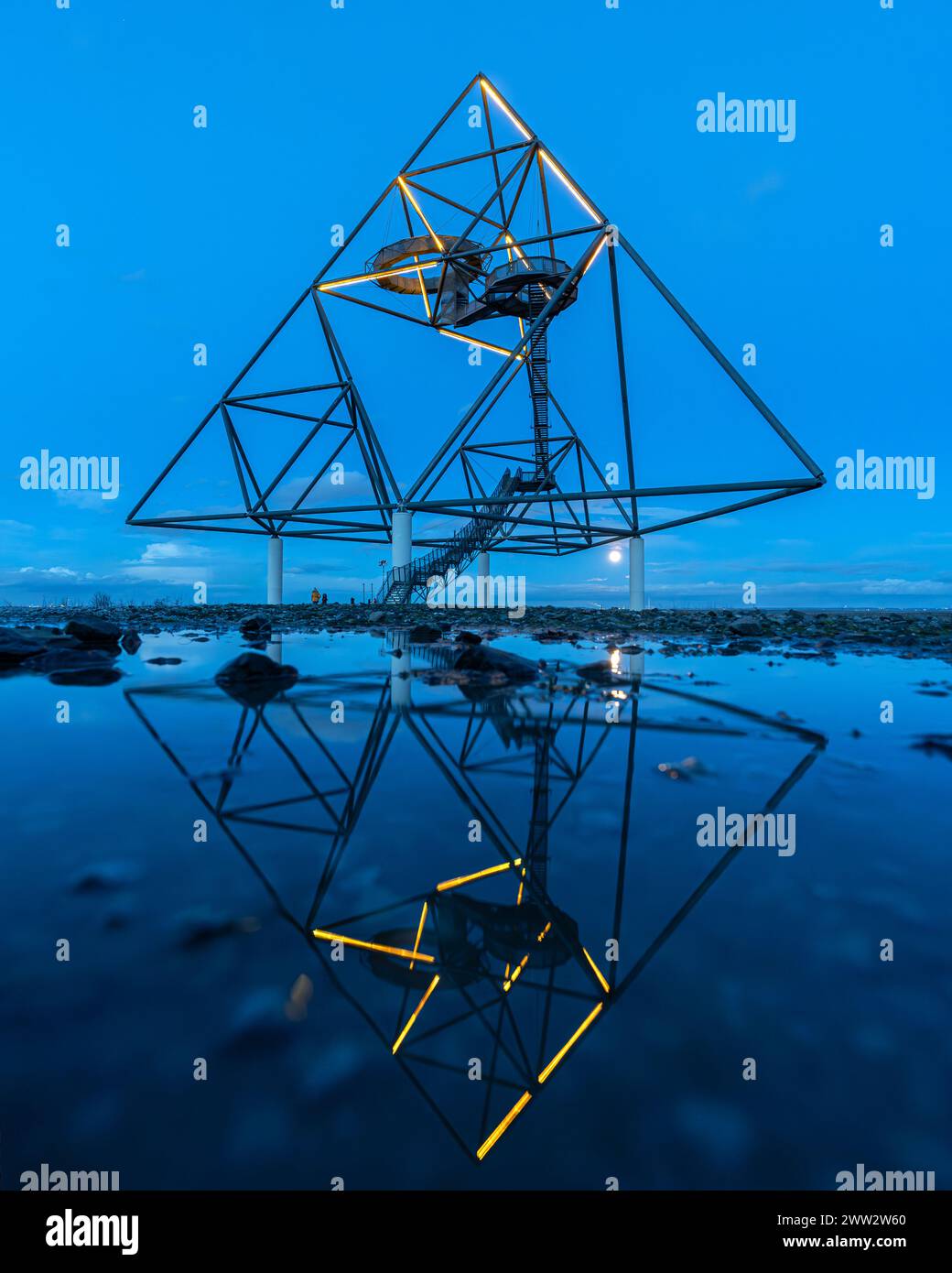 BOTTROP, GERMANY - FEBRUARY 24, 2024: Tetraeder, landmark of Ruhr ...