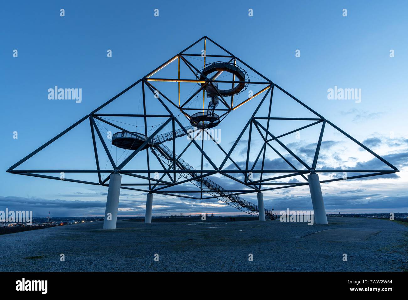 BOTTROP, GERMANY - FEBRUARY 24, 2024: Tetraeder, landmark of Ruhr ...