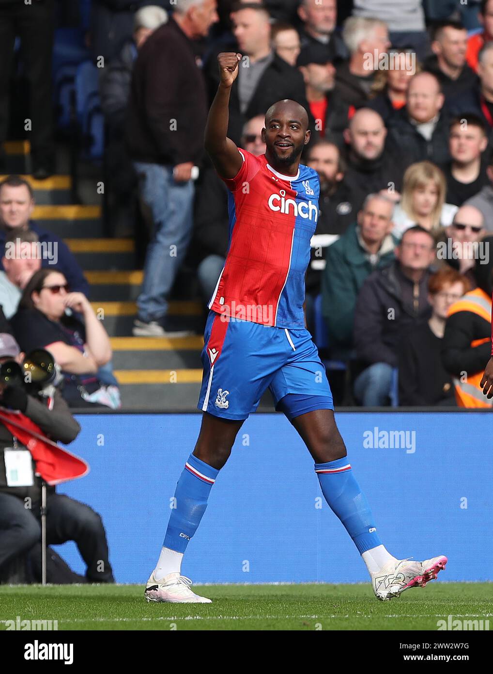 GOAL 1-0, Jean-Philippe Mateta of Crystal Palace goal celebration ...