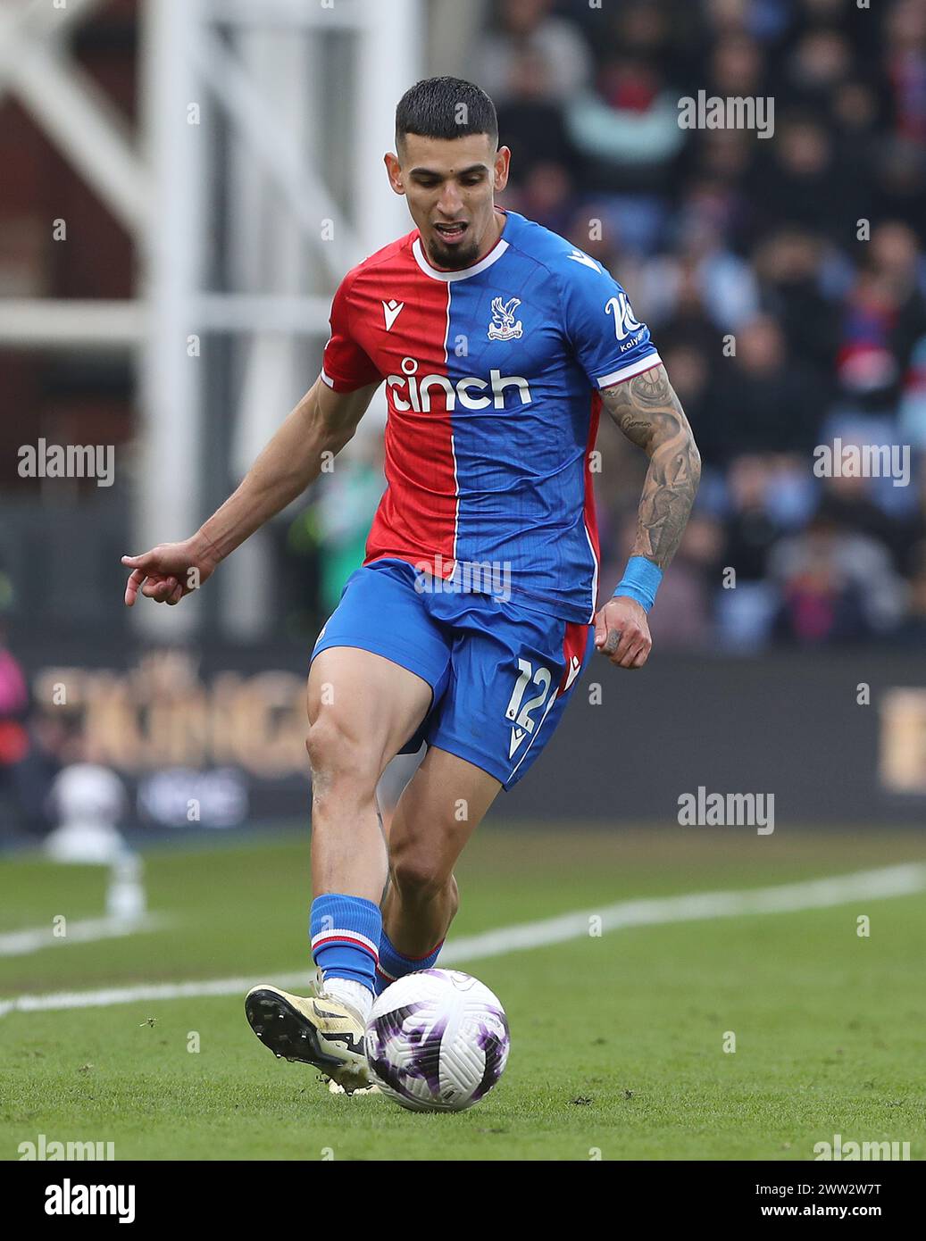 Daniel Munoz of Crystal Palace. - Crystal Palace v Luton Town, Premier ...