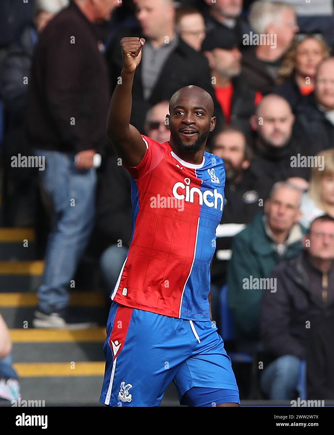 GOAL 1-0, Jean-Philippe Mateta of Crystal Palace goal celebration ...