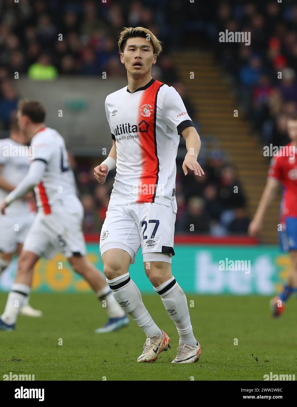 Daiki Hashioka of Luton Town. - Crystal Palace v Luton Town, Premier ...