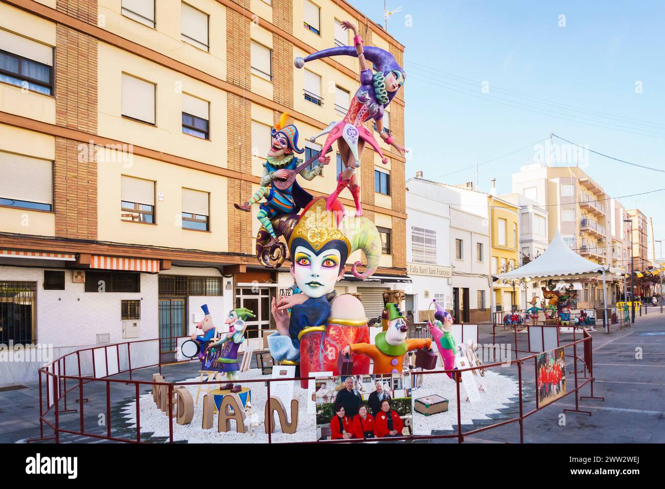 The wooden and papier mache sculptures and monuments known as Las ...