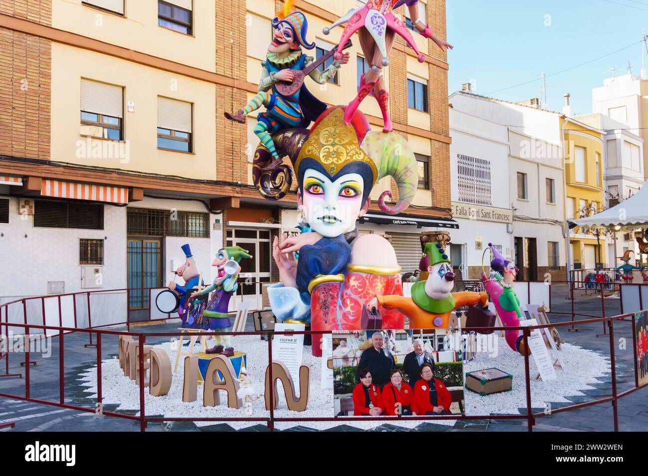 The wooden and papier mache sculptures and monuments known as Las ...