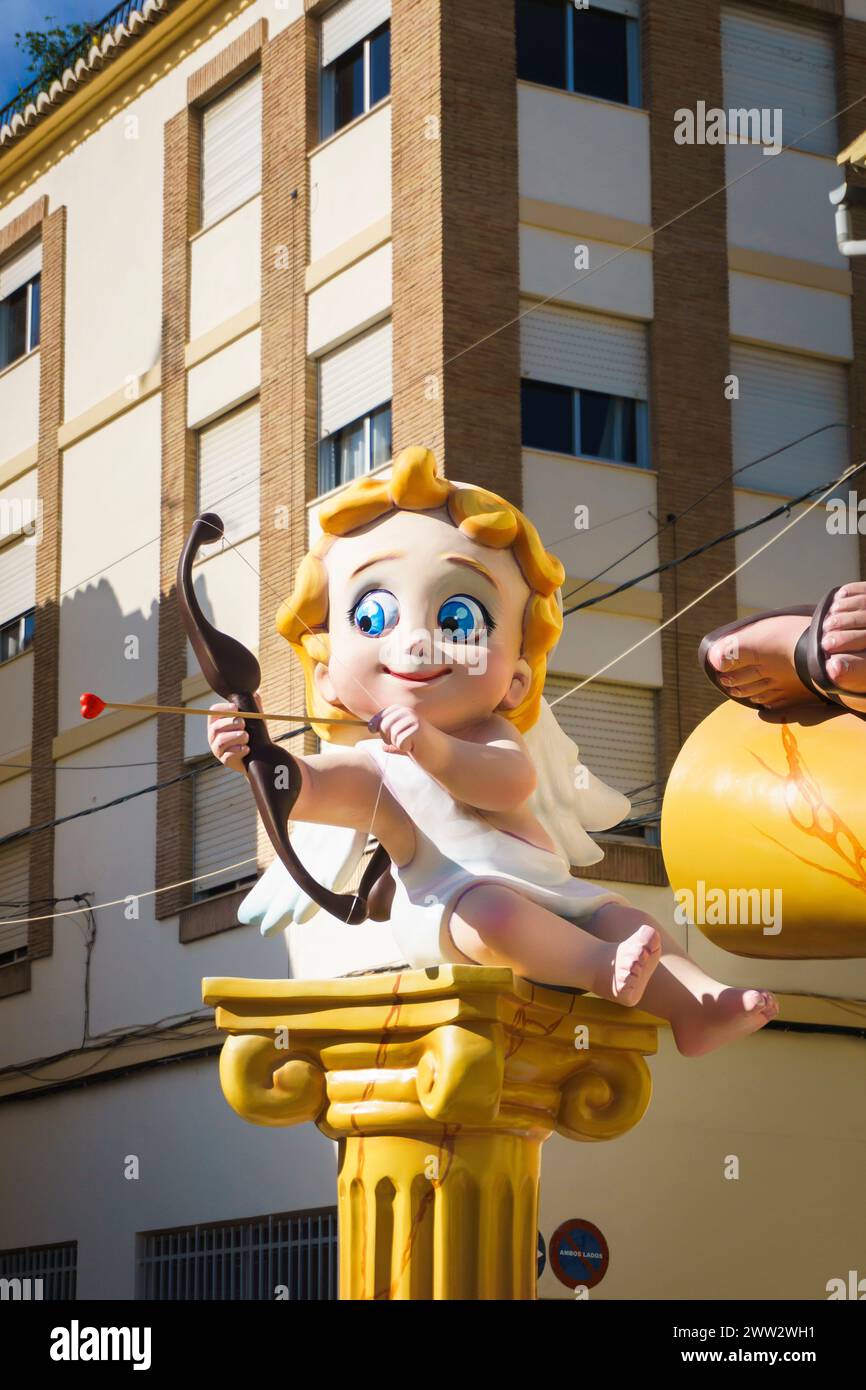 The wooden and papier mache sculptures and monuments known as Las ...