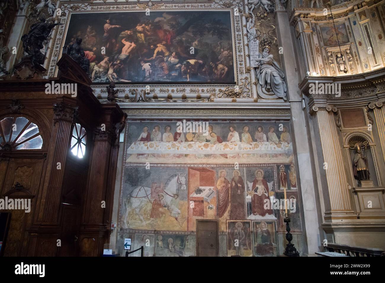 Baroque Moses that springs water from the rock painting by Antonio ...