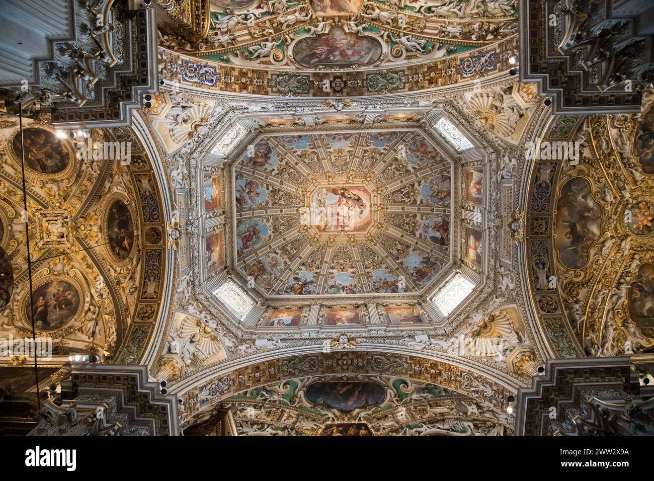 Late Renaissance Incoronation of Mary fresco by Gianpaolo Cavagna from ...