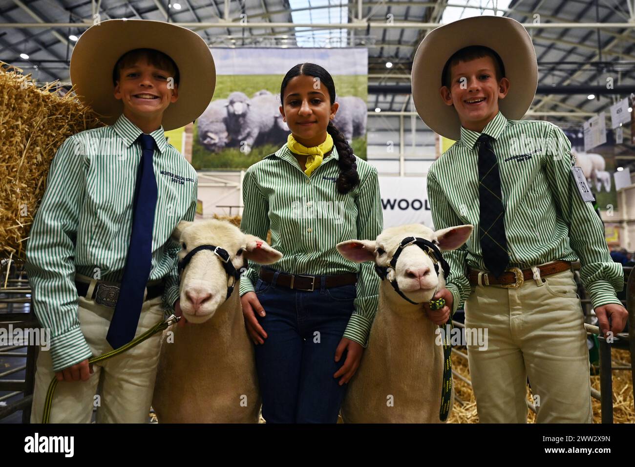 Sydney, Australia. 21st Mar, 2024. (L-R) Students Archie Shafer ...
