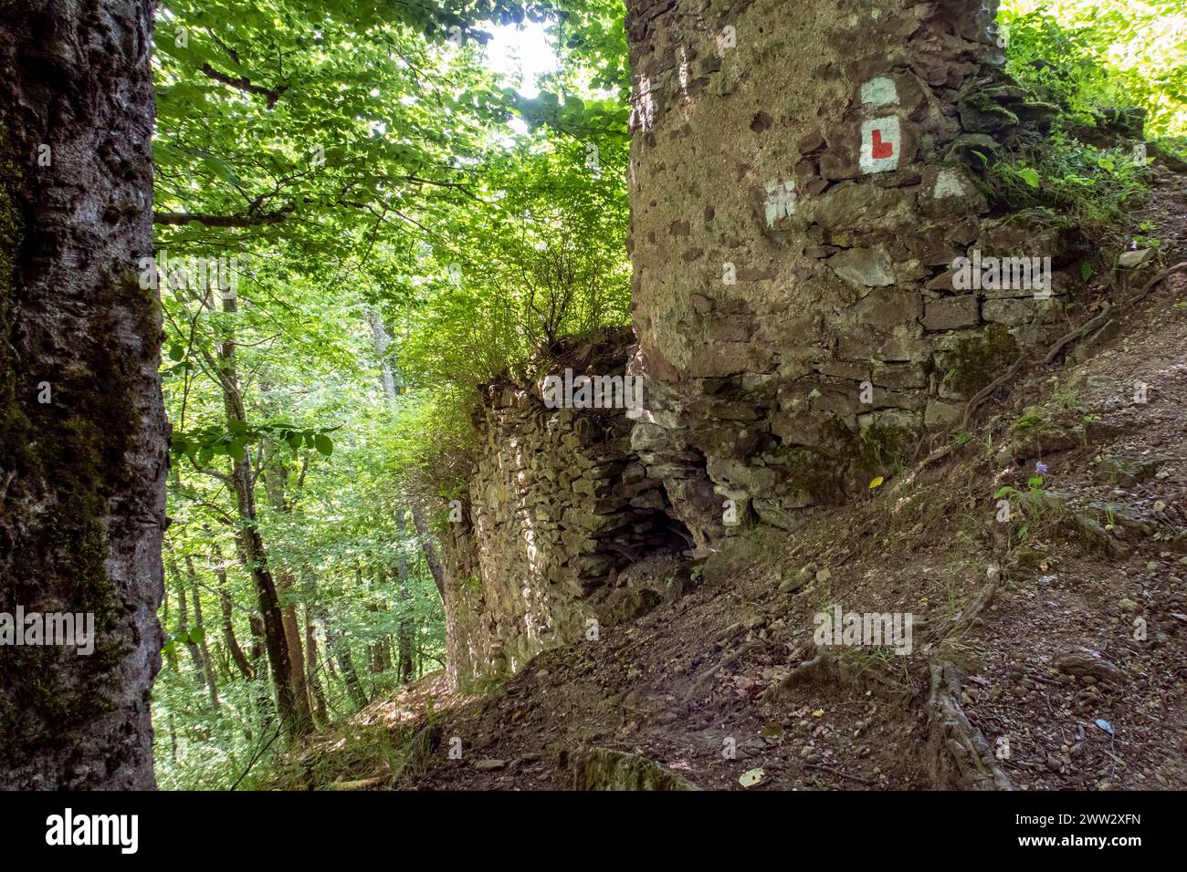 Ruinele cetatii balvanyos hi-res stock photography and images - Alamy