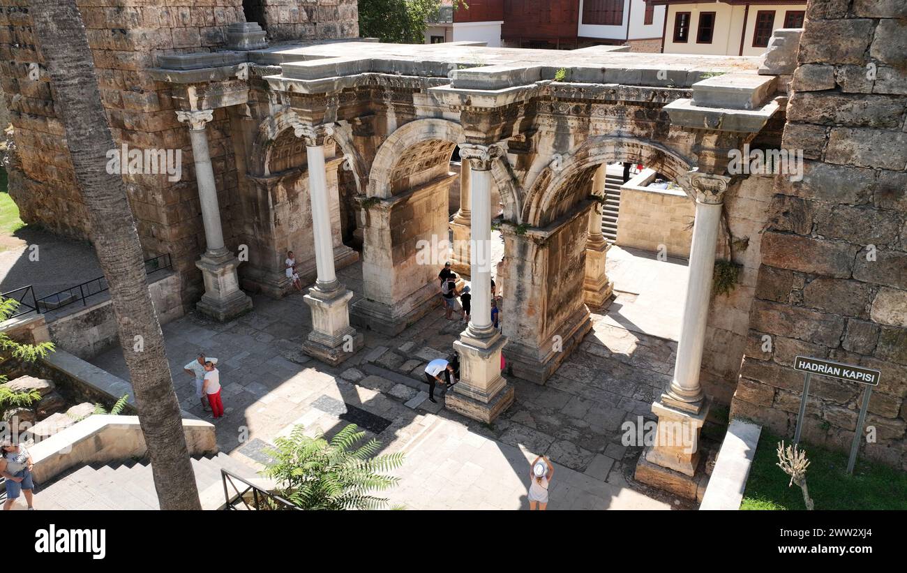 Hadrian gate hi-res stock photography and images - Alamy