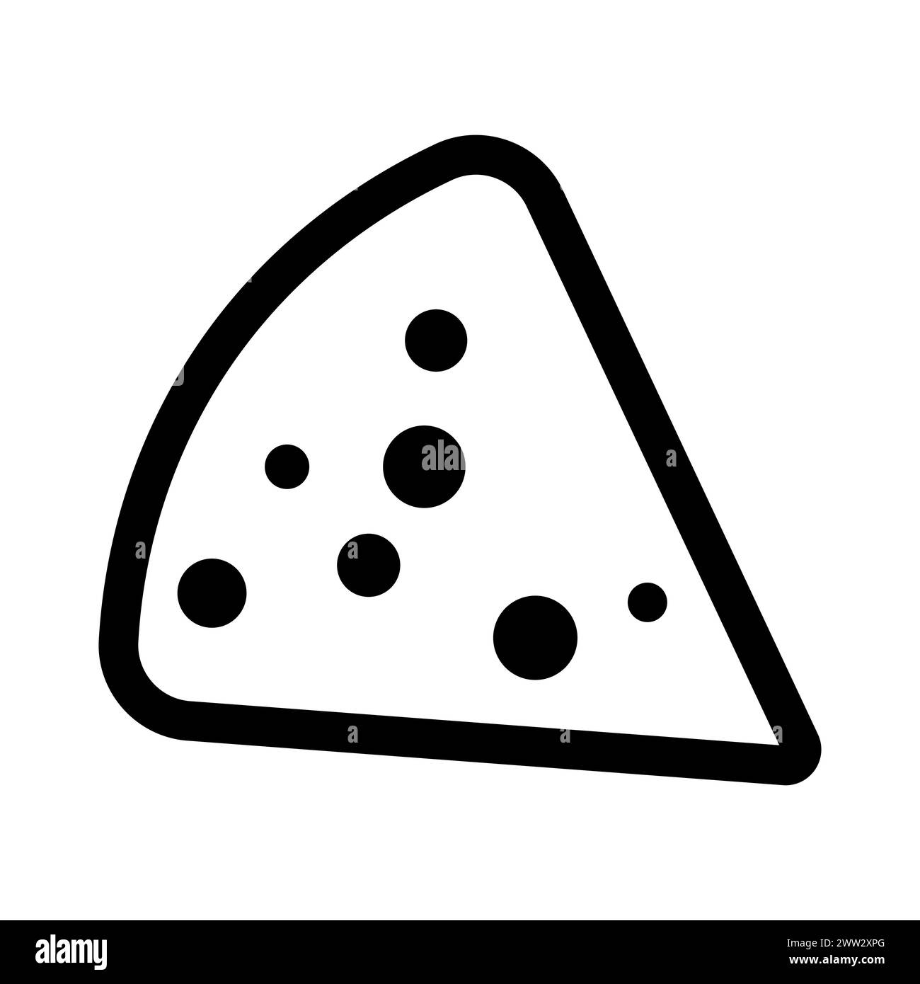 black vector cheese icon on white background Stock Vector Image & Art ...