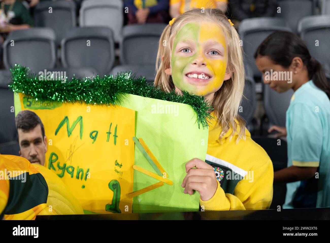 Socceroos fan hi-res stock photography and images - Alamy