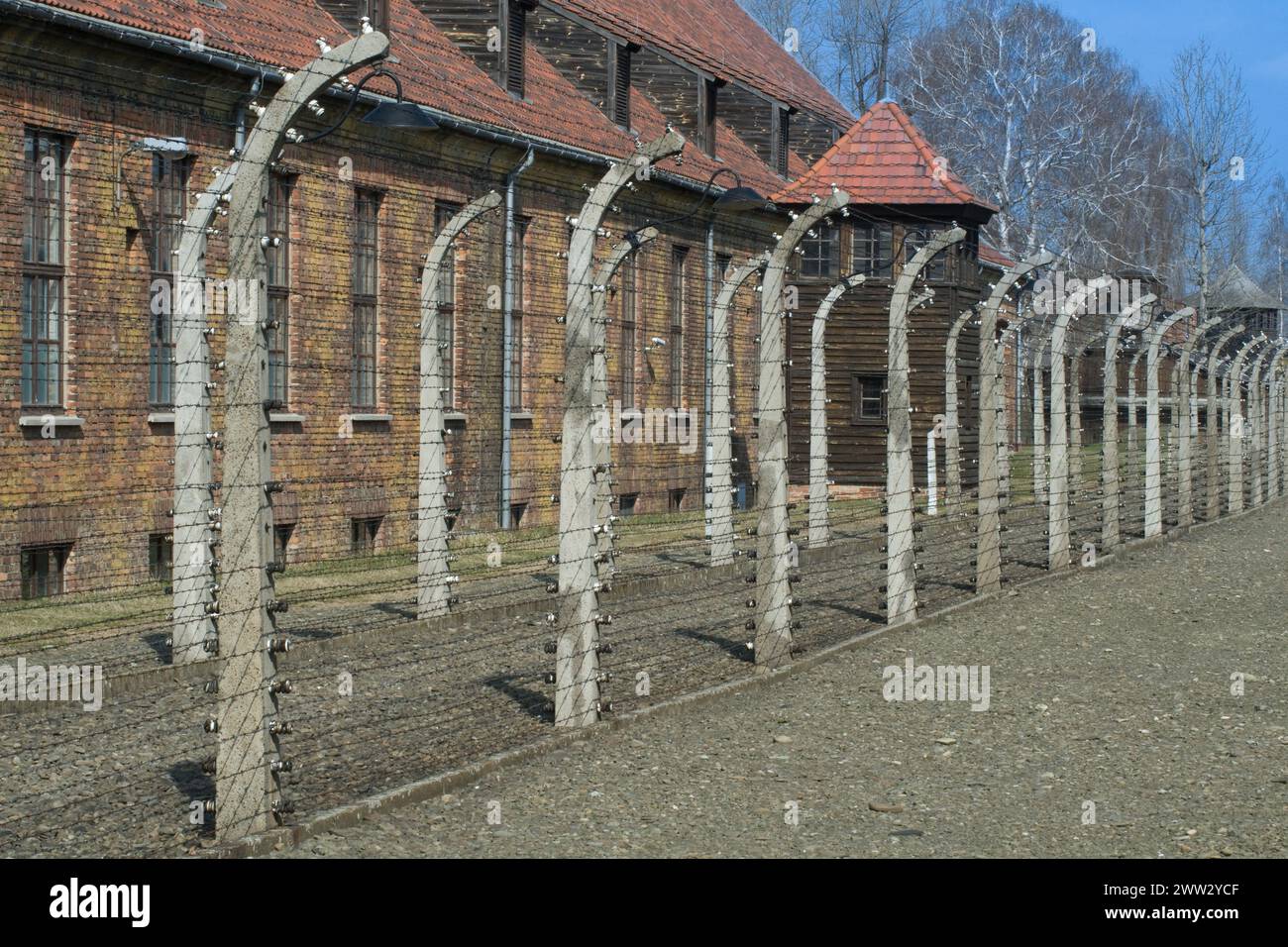 German Nazi Concentration and Extermination Camp, Auschwitz, Oswiecim ...