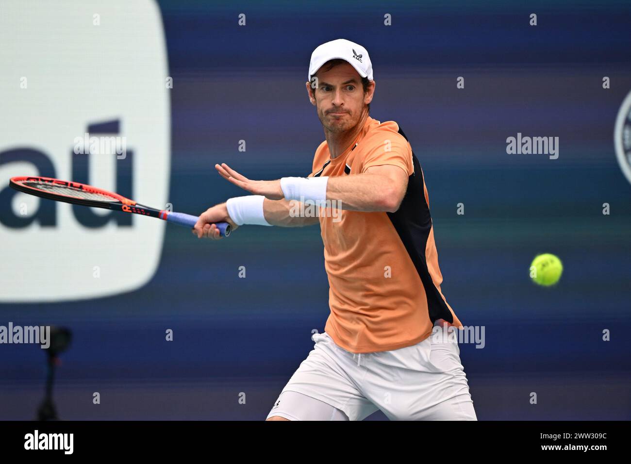Miami Gardens FL, USA. 20th Mar, 2024. Matteo Berrettini Vs Andy Murray ...