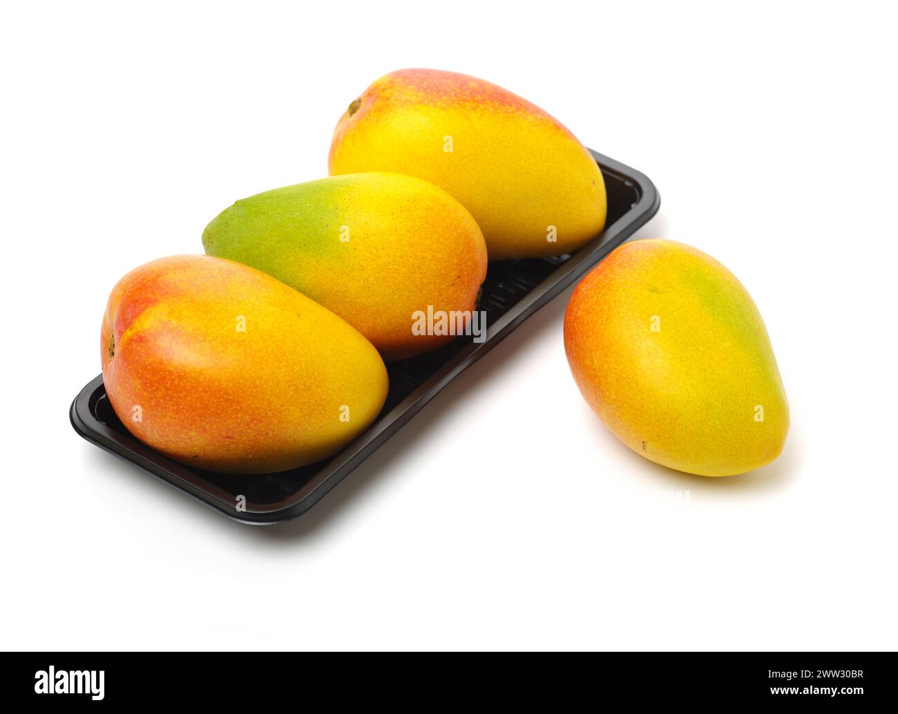 Mango on a white background Stock Photo - Alamy