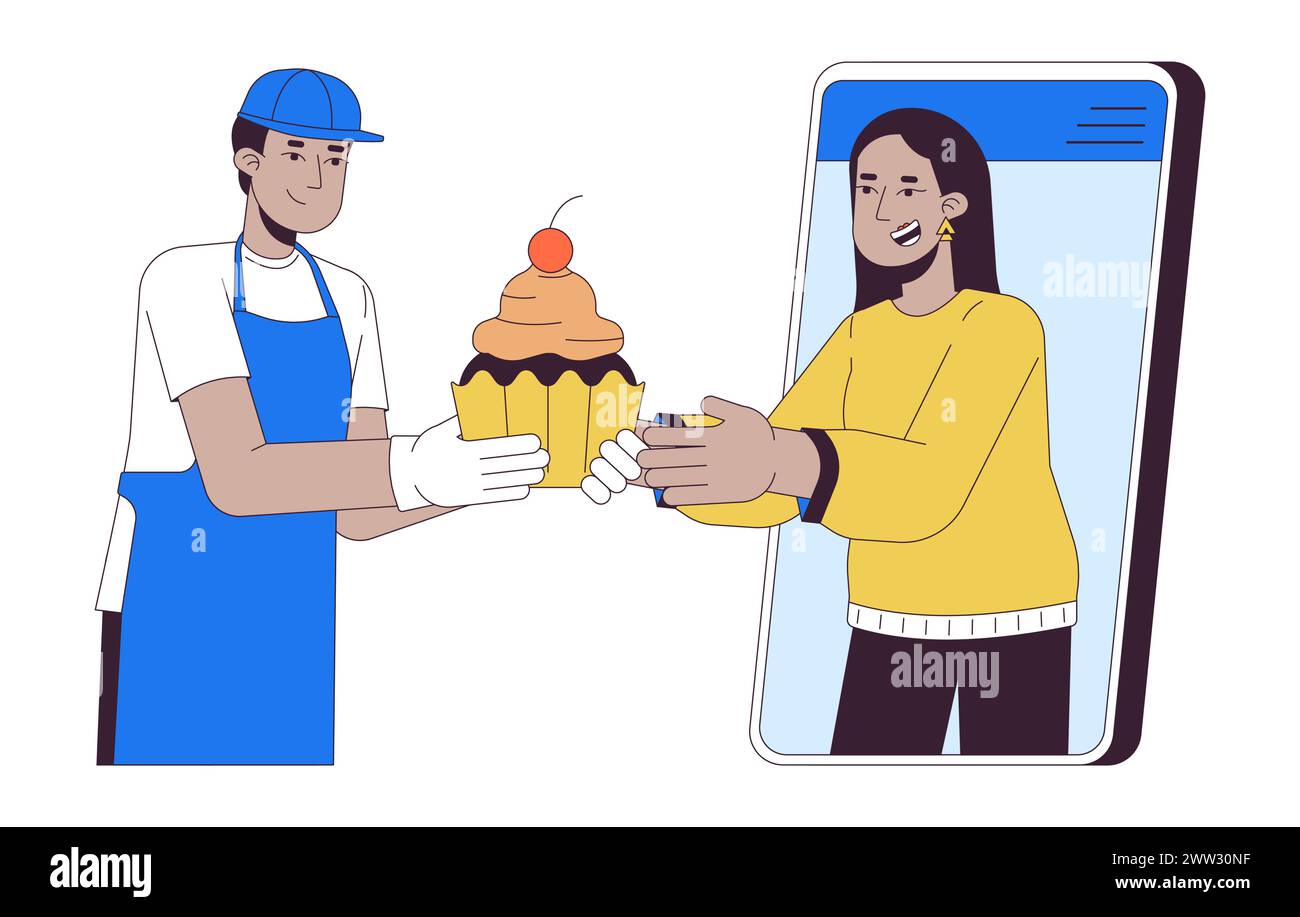 South indian woman serving food Stock Vector Images - Alamy