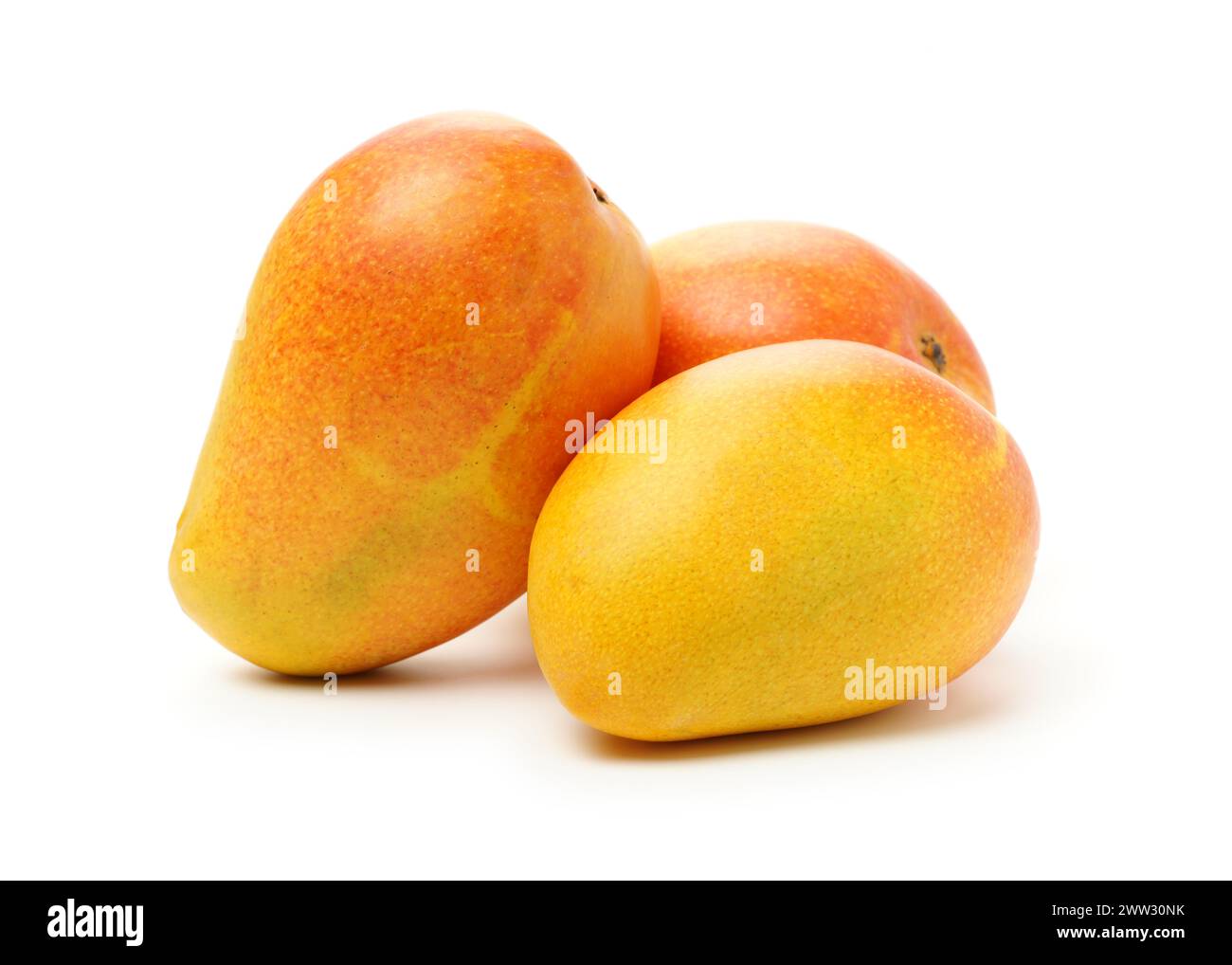 Mango on a white background Stock Photo - Alamy