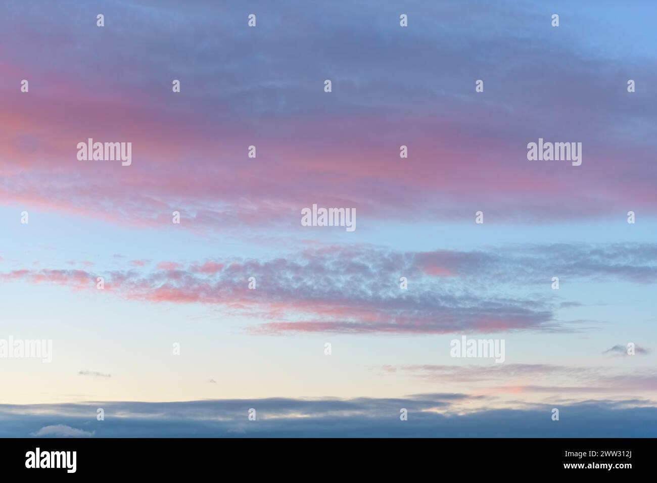 Sky only with clouds, design element Stock Photo - Alamy