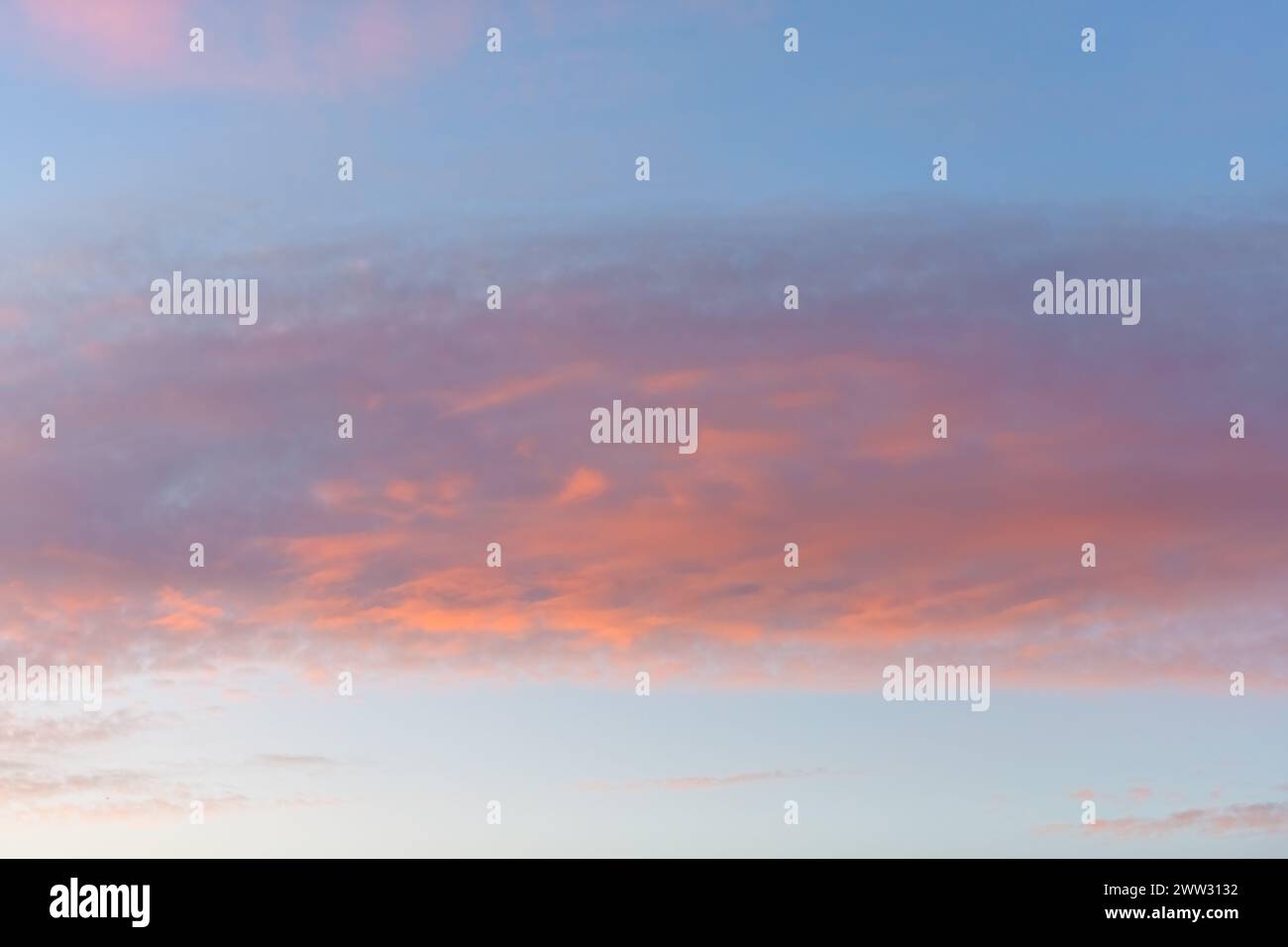Sky only with clouds, design element Stock Photo - Alamy