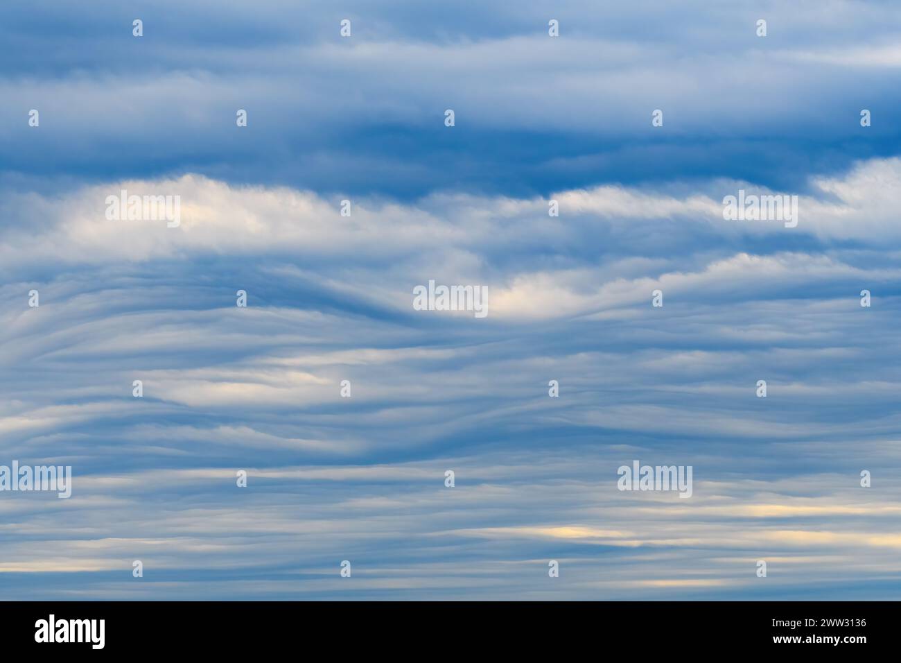 Sky only with clouds, design element Stock Photo - Alamy