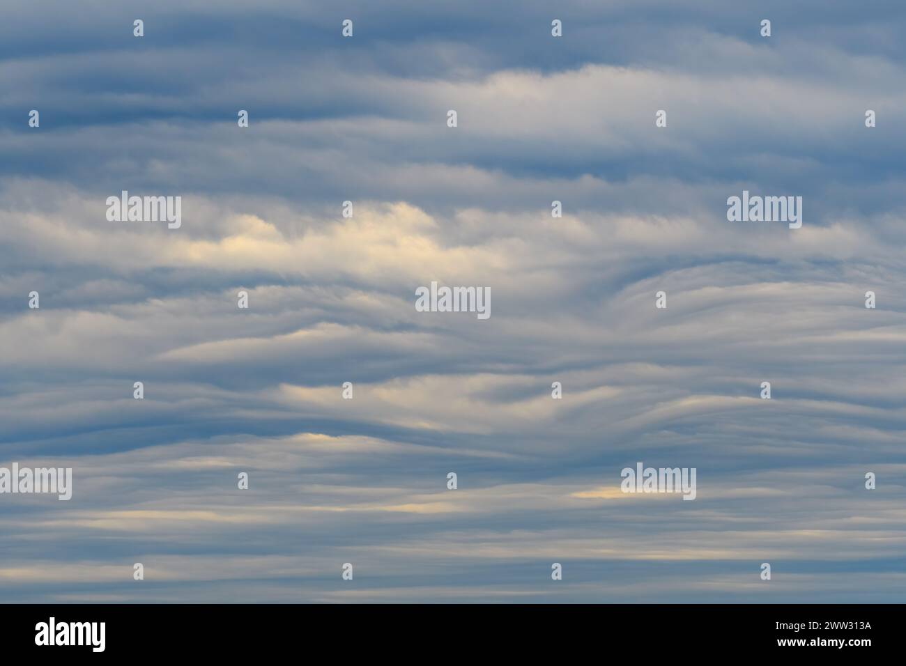 Sky only with clouds, design element Stock Photo - Alamy
