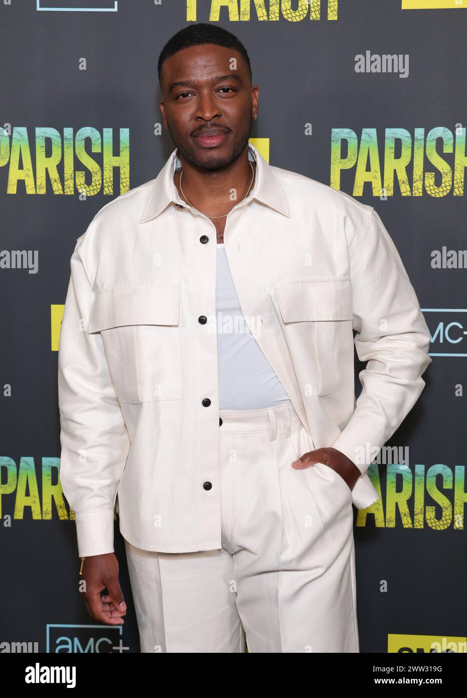 West Hollywood, Ca. 20th Mar, 2024. Zackary Momoh at the AMC/AMC Parish ...
