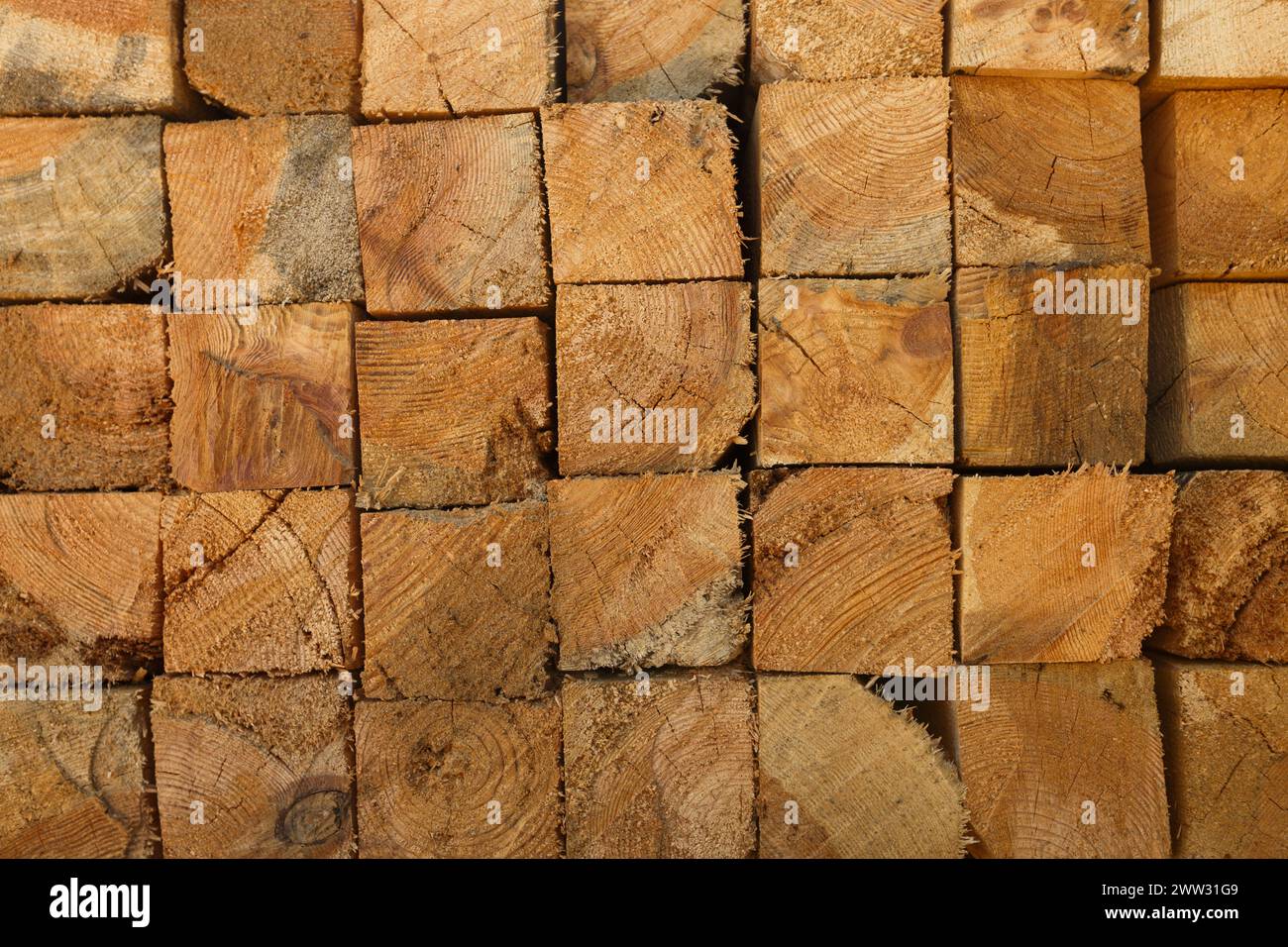 Stacked lumber texture showcasing natural wood grain. Perfect for ...