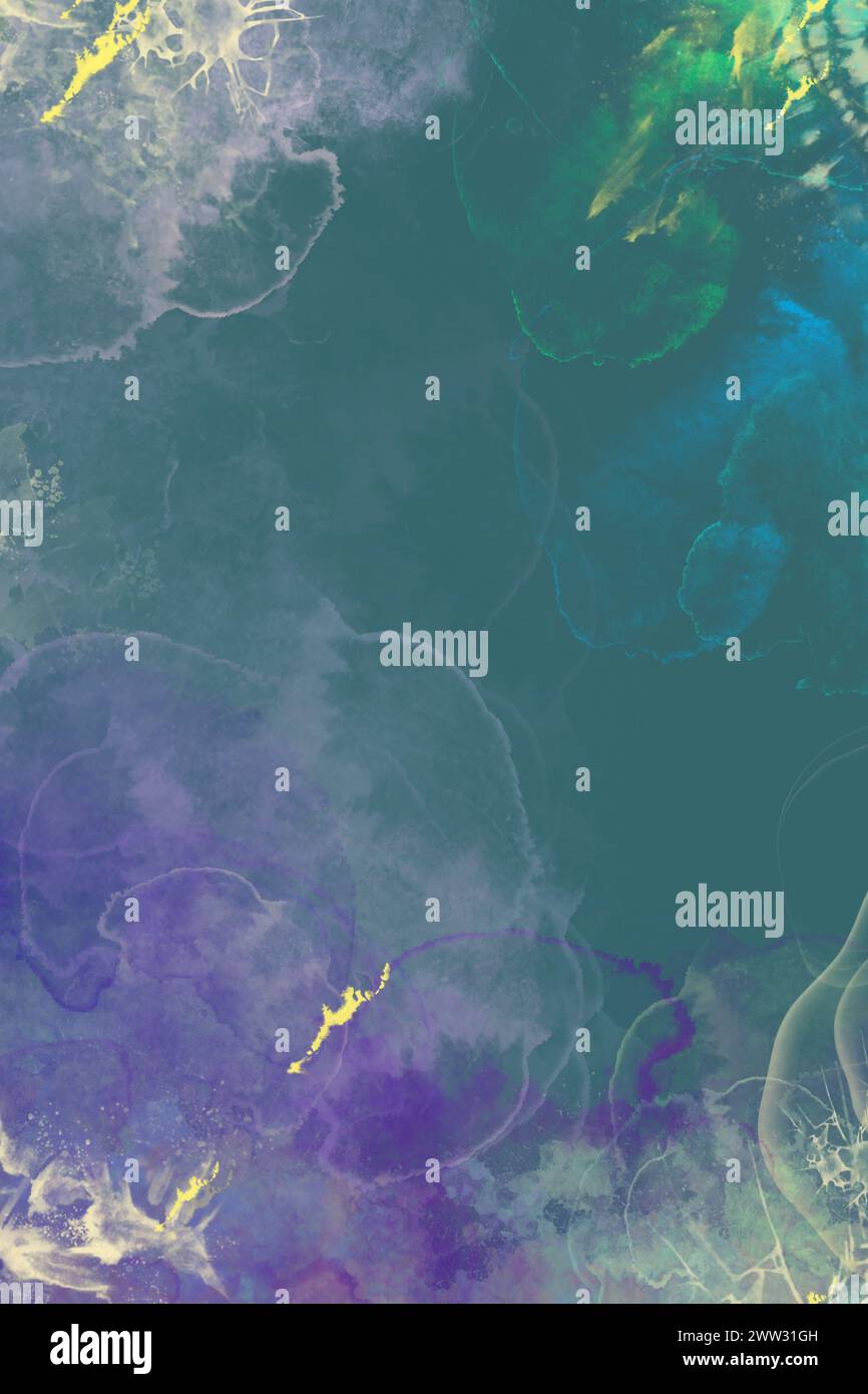 Forest green alcohol ink marble texture background abstract ...