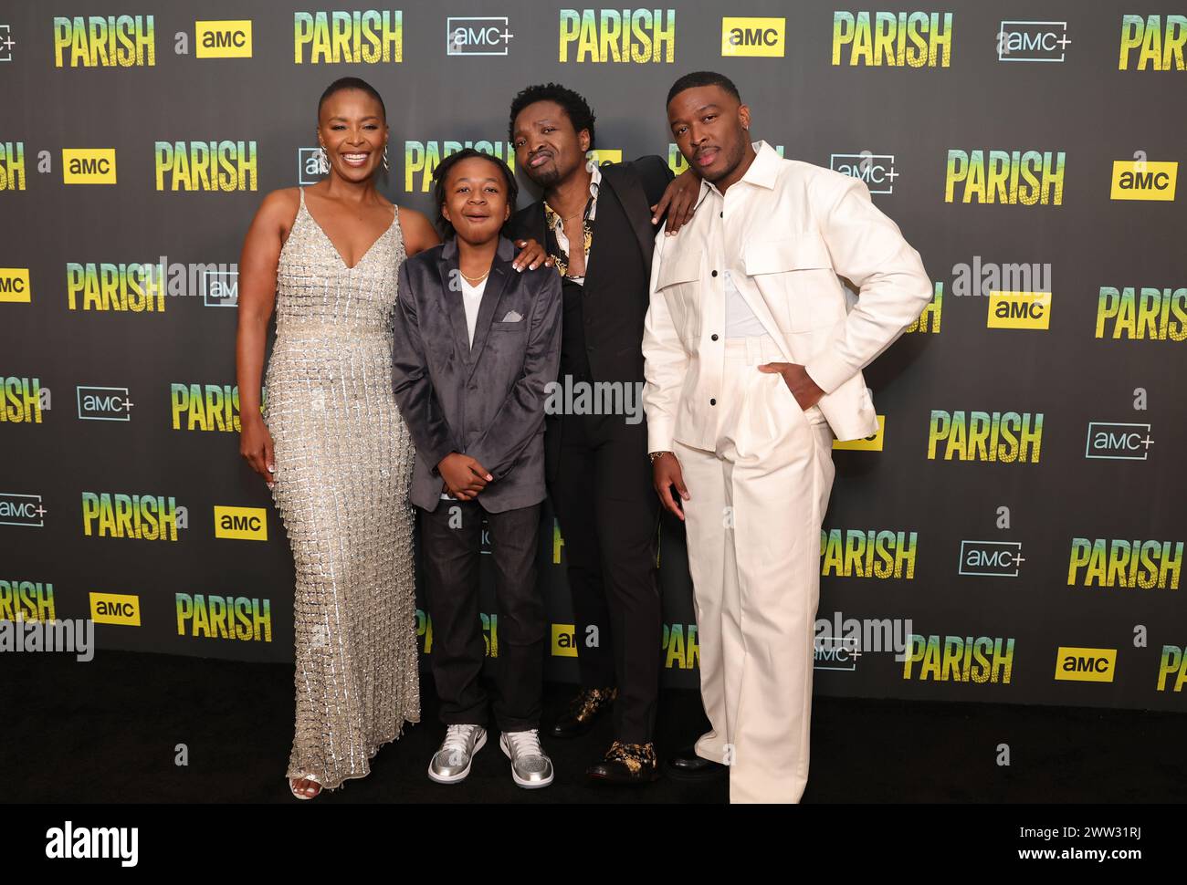 West Hollywood, Ca. 20th Mar, 2024. Bonnie Mbuli, Dax Rey, Ivan Mbakop ...