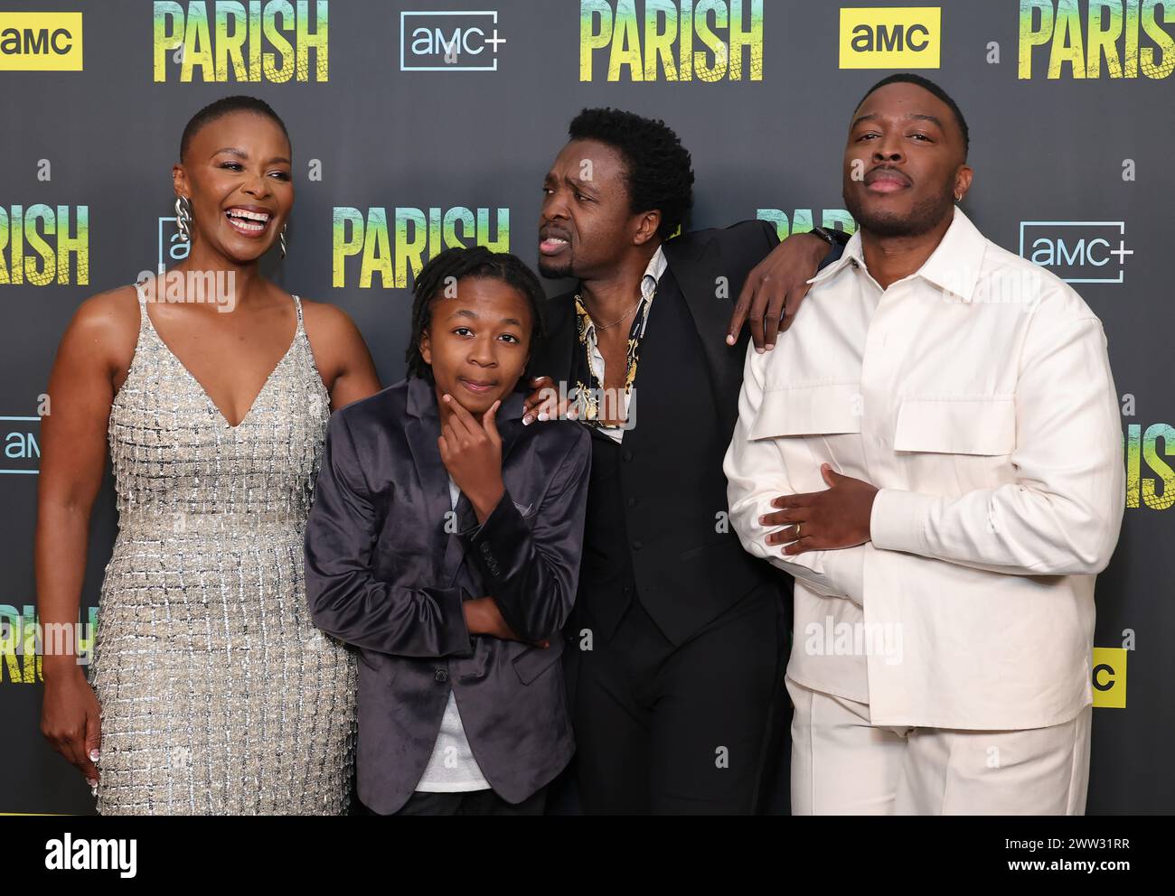 West Hollywood, Ca. 20th Mar, 2024. Bonnie Mbuli, Dax Rey, Ivan Mbakop ...