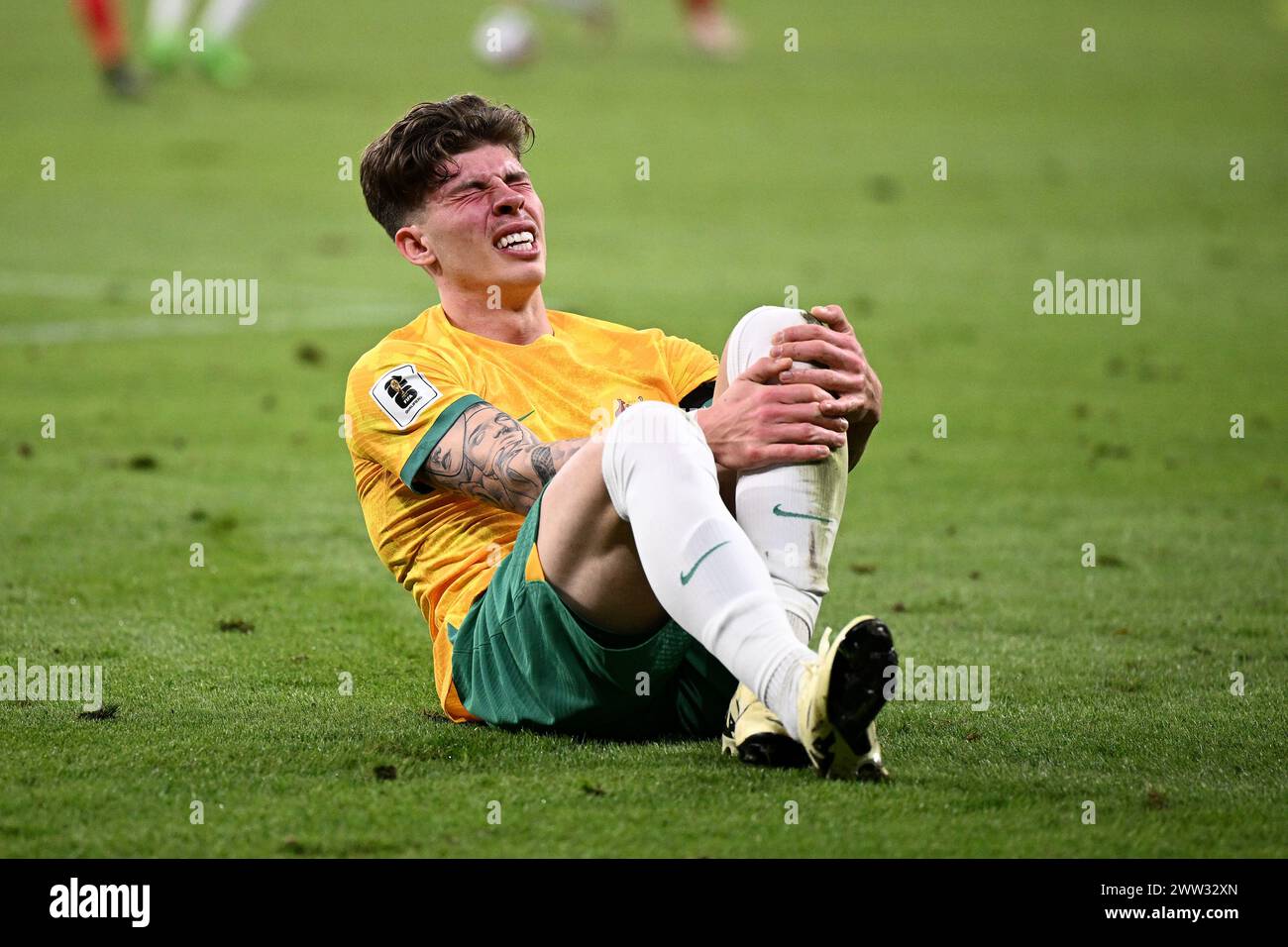 Sydney, Australia. 21st Mar, 2024. Jordy Bos of Australia reacts after ...