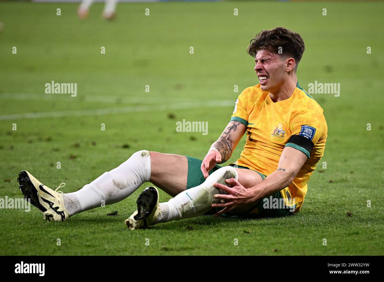 Sydney, Australia. 21st Mar, 2024. Jordy Bos of Australia reacts after ...