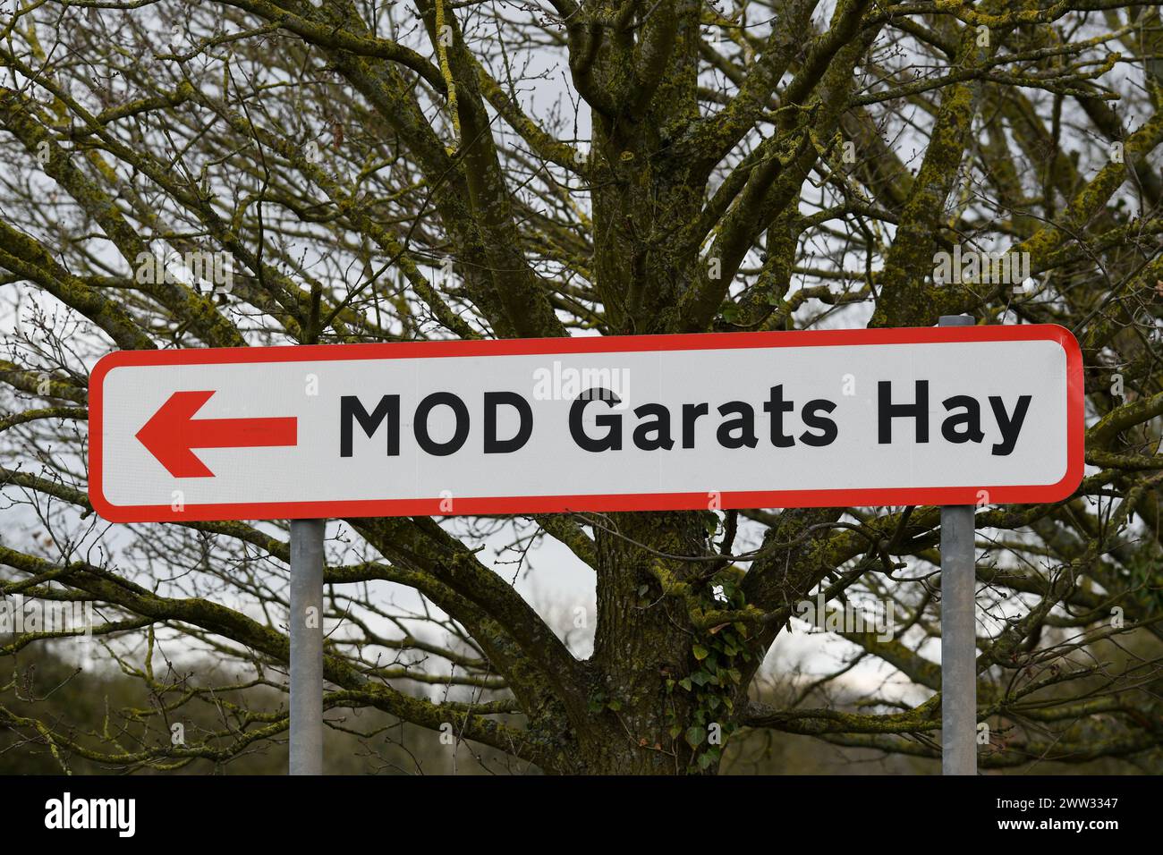 mod garats hay military base Stock Photo - Alamy