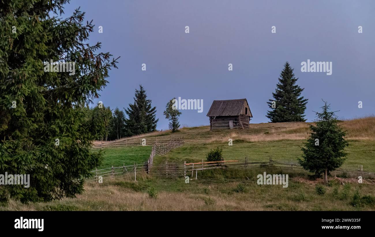 Old Farm in the carpathians of Romania Stock Photo - Alamy