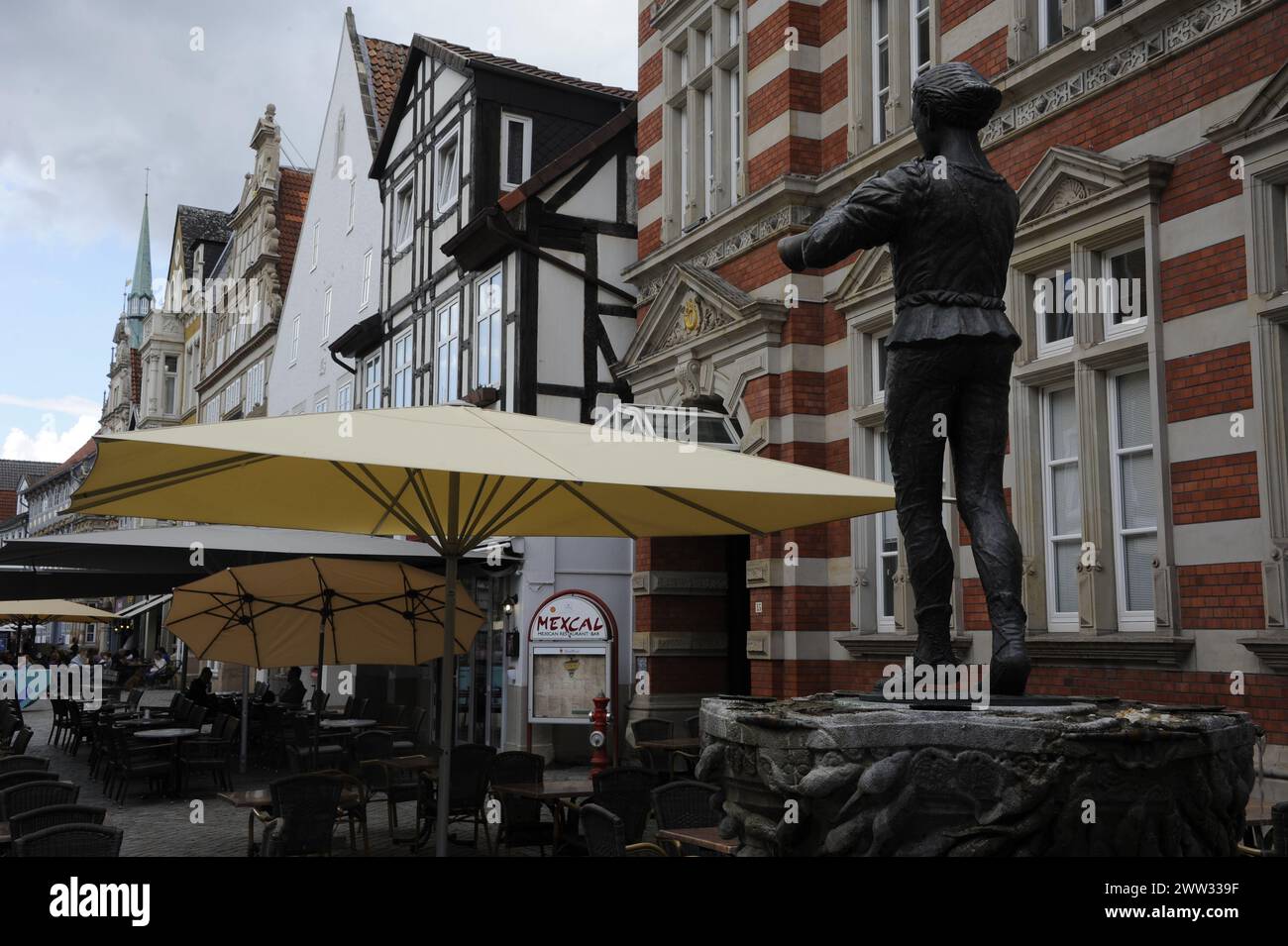 Hameln famous city of Pan Piper, Germany Stock Photo - Alamy