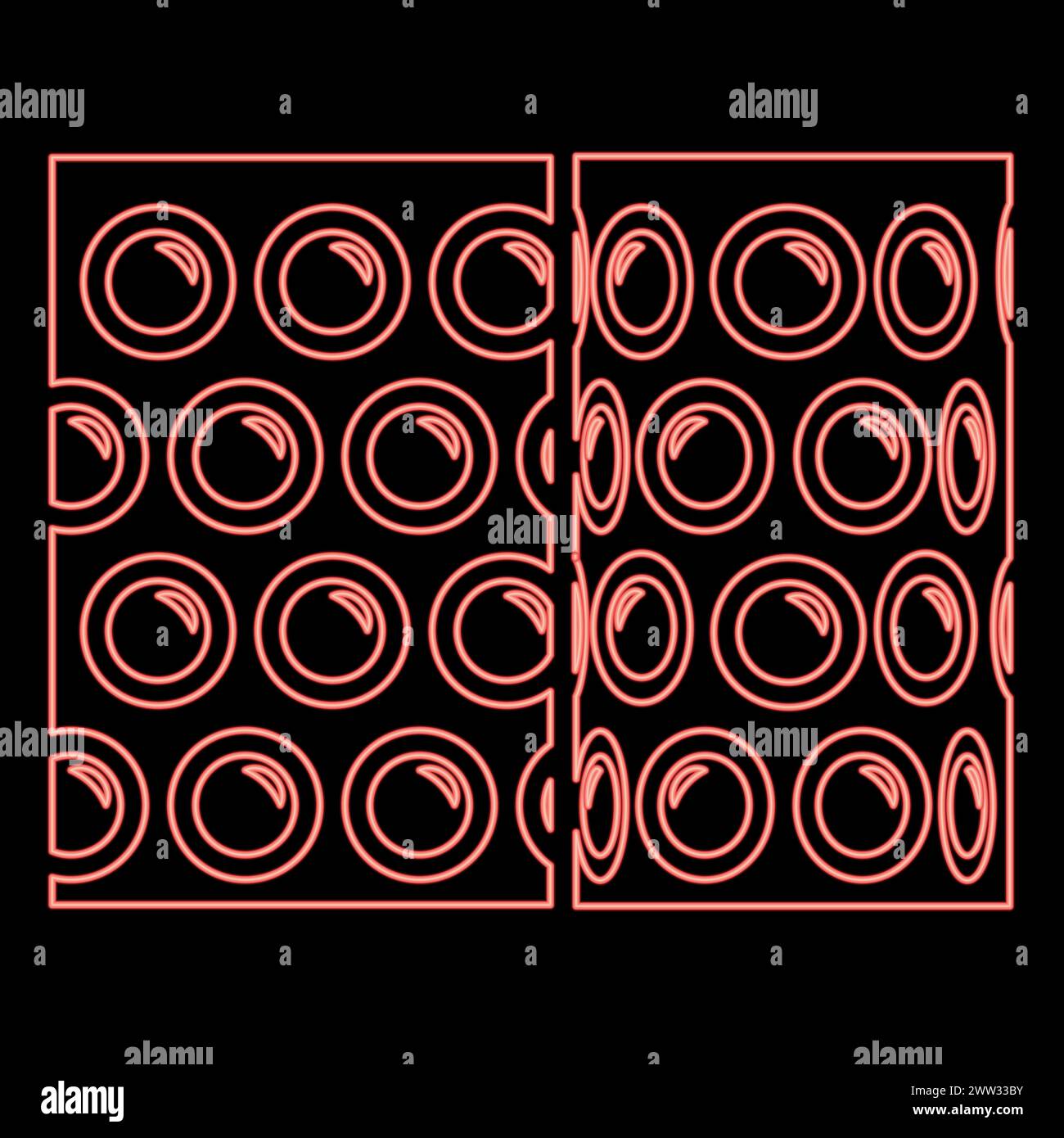Neon air bubble wrap film for cushioning fragile packaging shockproof ...
