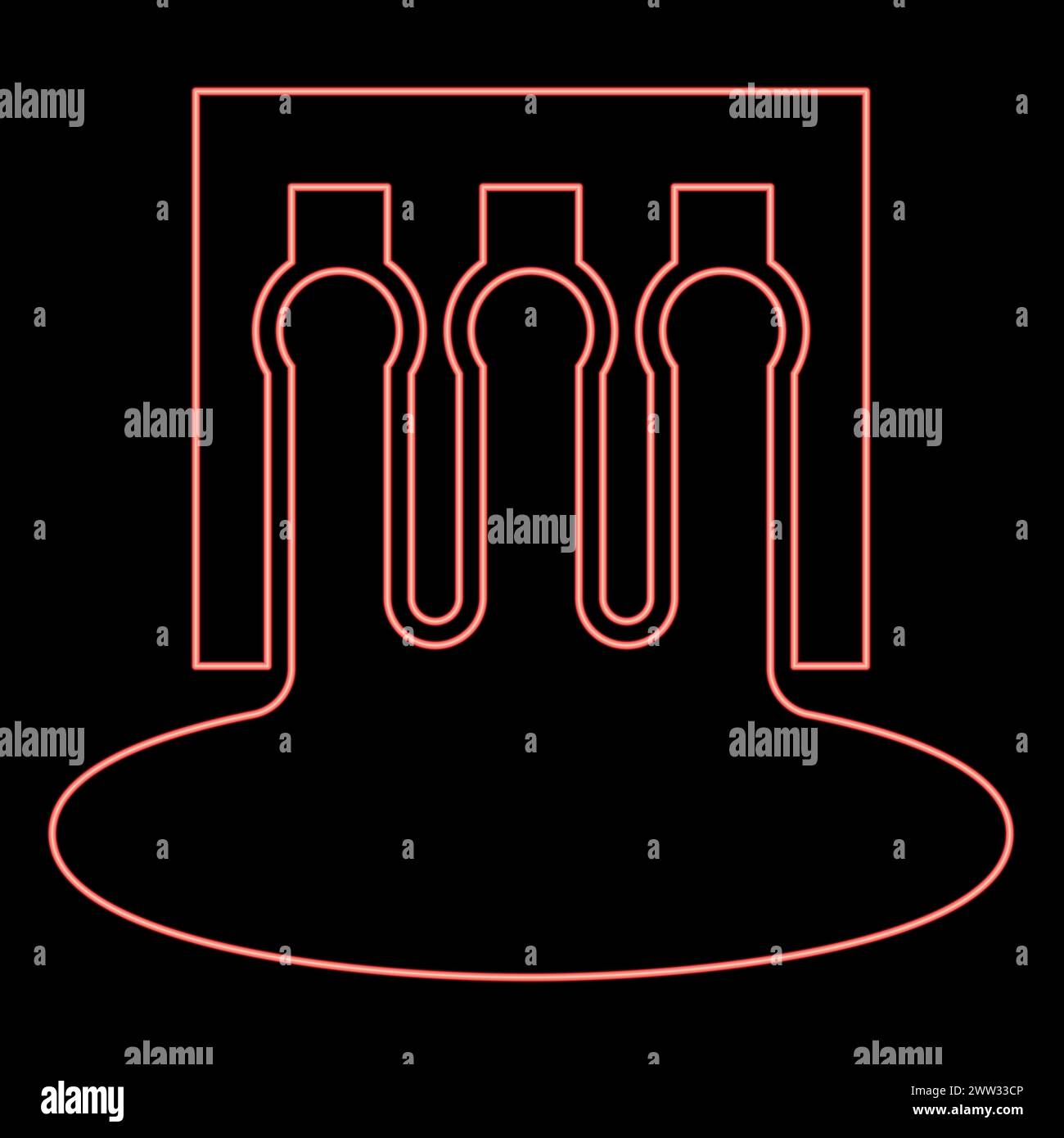 Neon hydro dam hydroelectric water power station hydropower energy ...