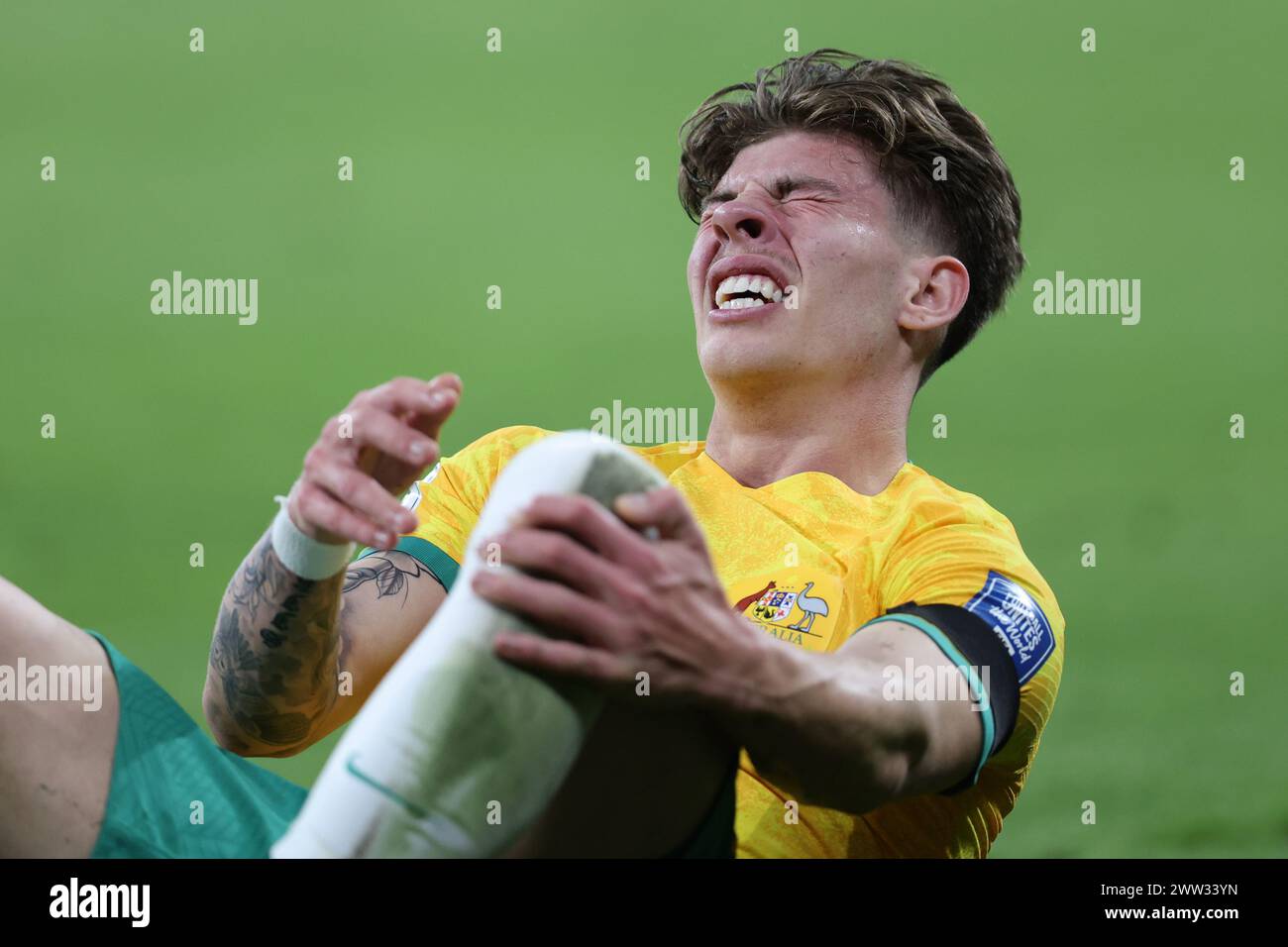 Sydney, Australia. 21st Mar, 2024. Jordy Bos of Australia reacts to an ...
