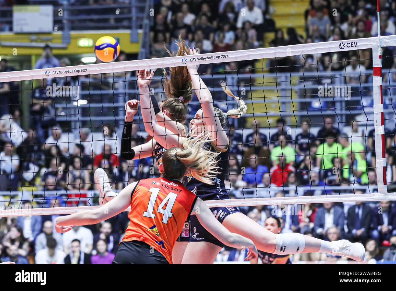 Turin, Italy. 20th Mar, 2024. #14 Nina Scrucca (Viteos Neuchatel UC ...