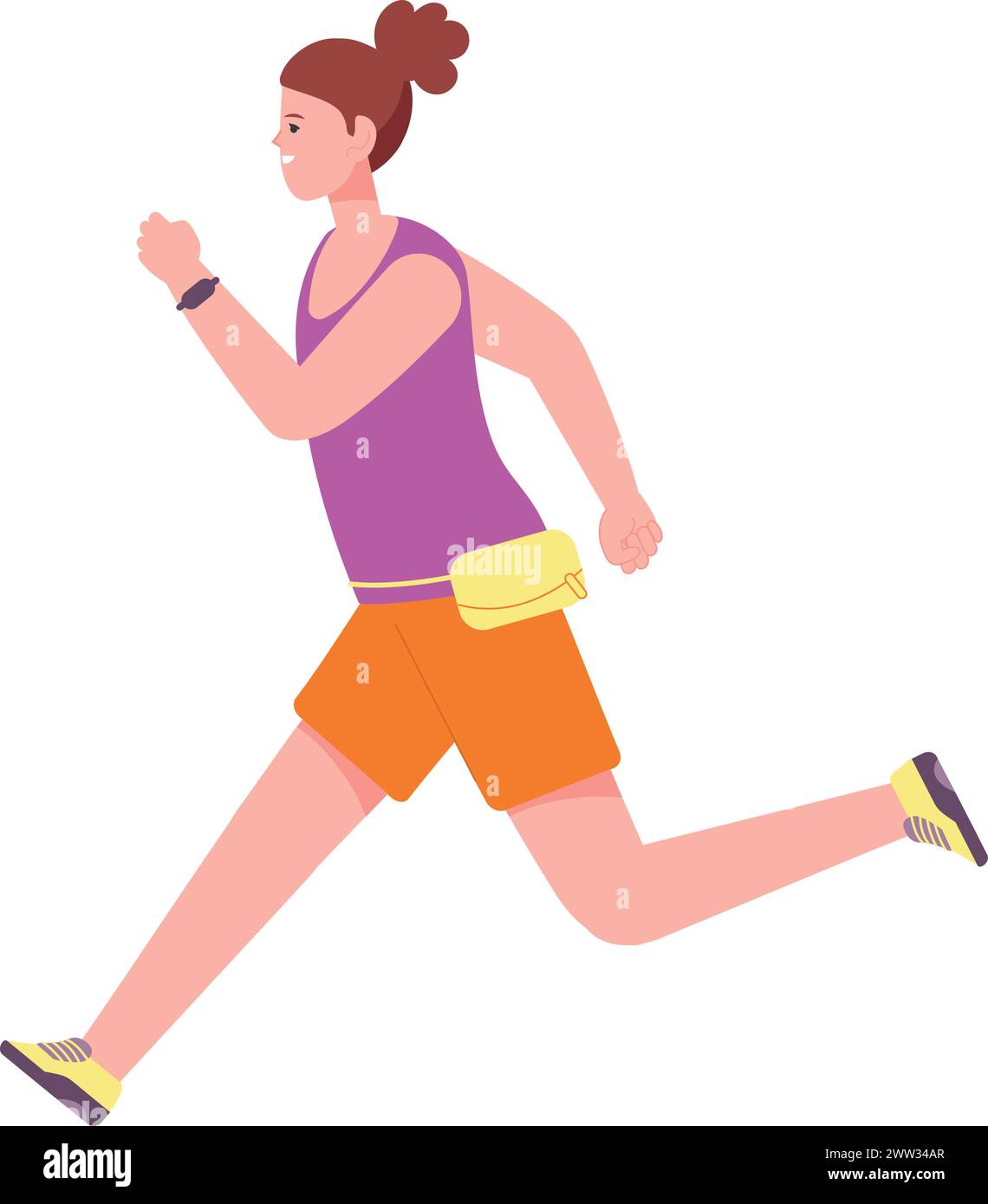 Marathon motion family Stock Vector Images - Alamy