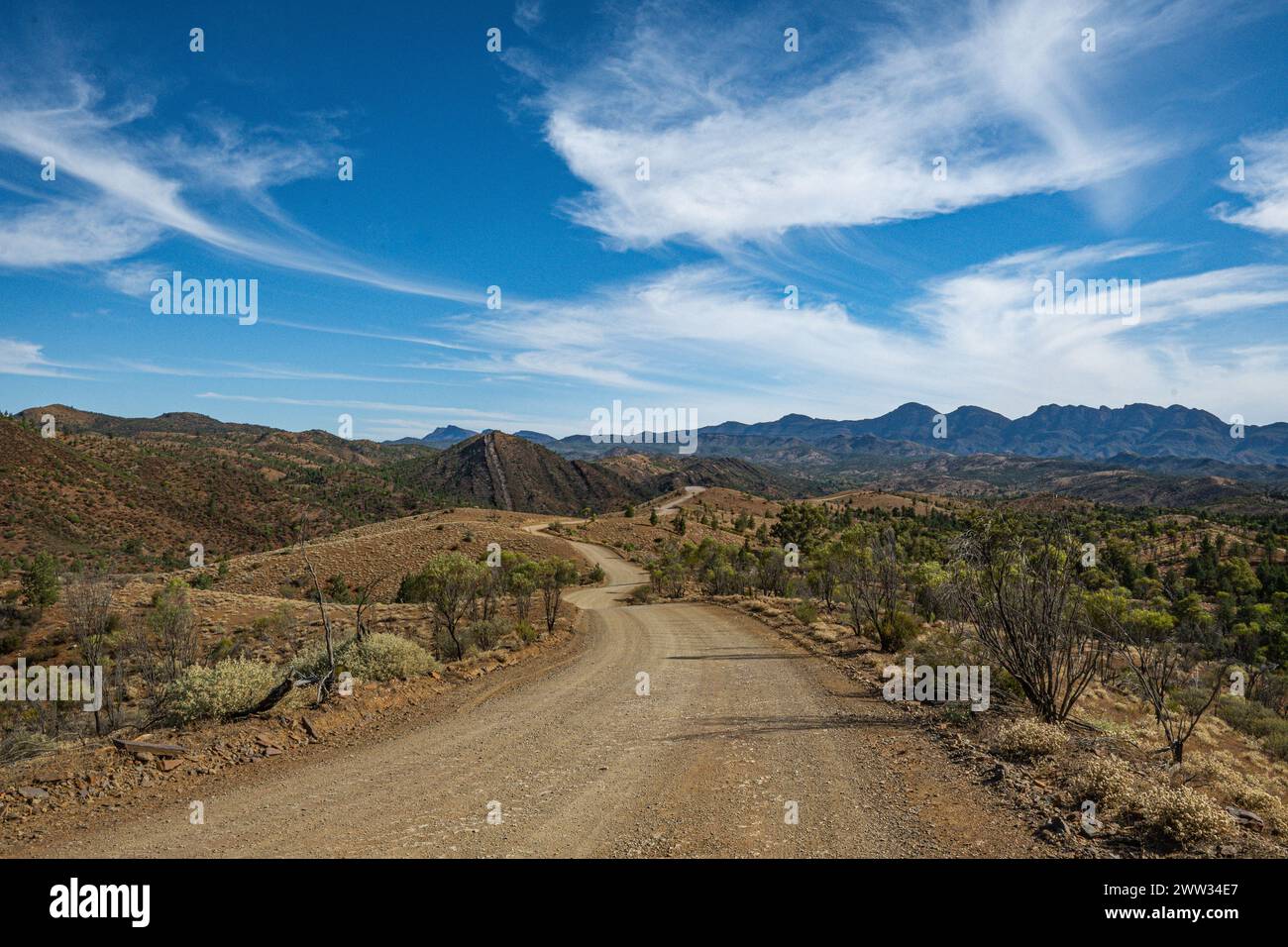 Road through rural outback landscape hi-res stock photography and ...