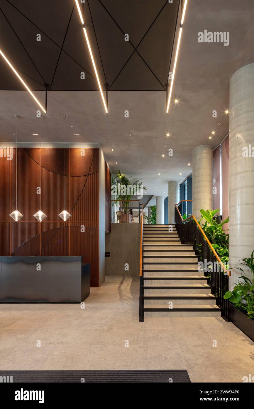 Stairs leading to the communal living space. Author, London, United ...