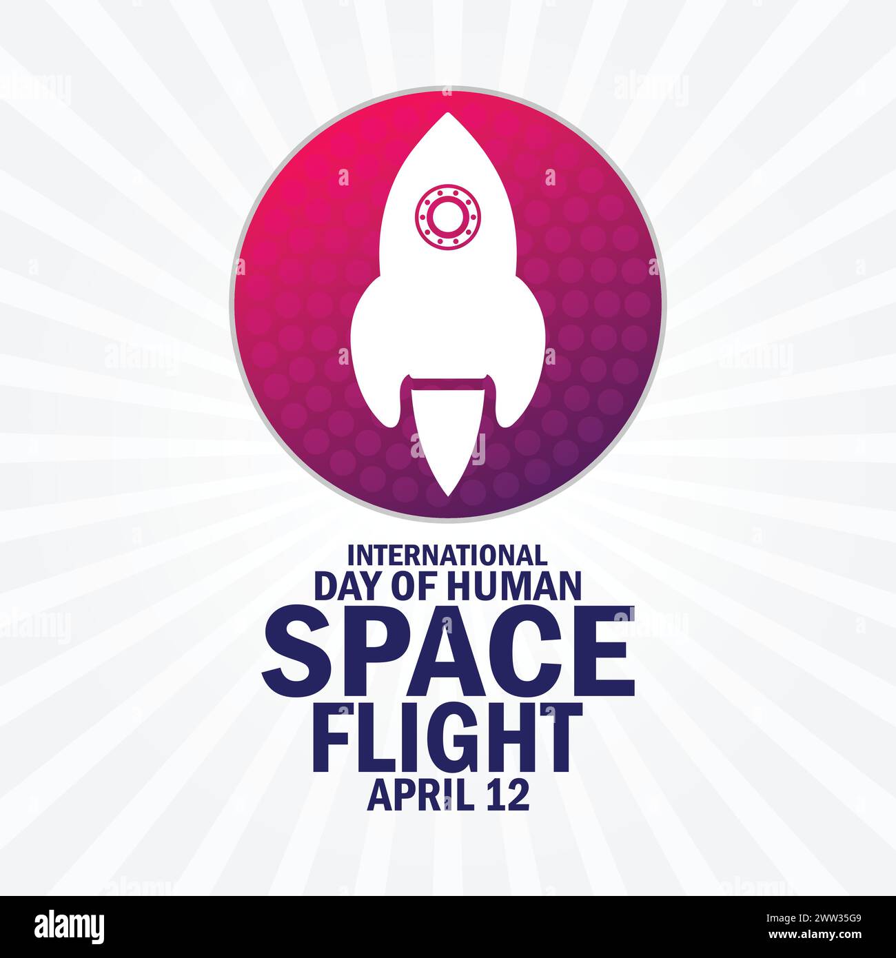 International Day Of Human Space Flight wallpaper with shapes and ...