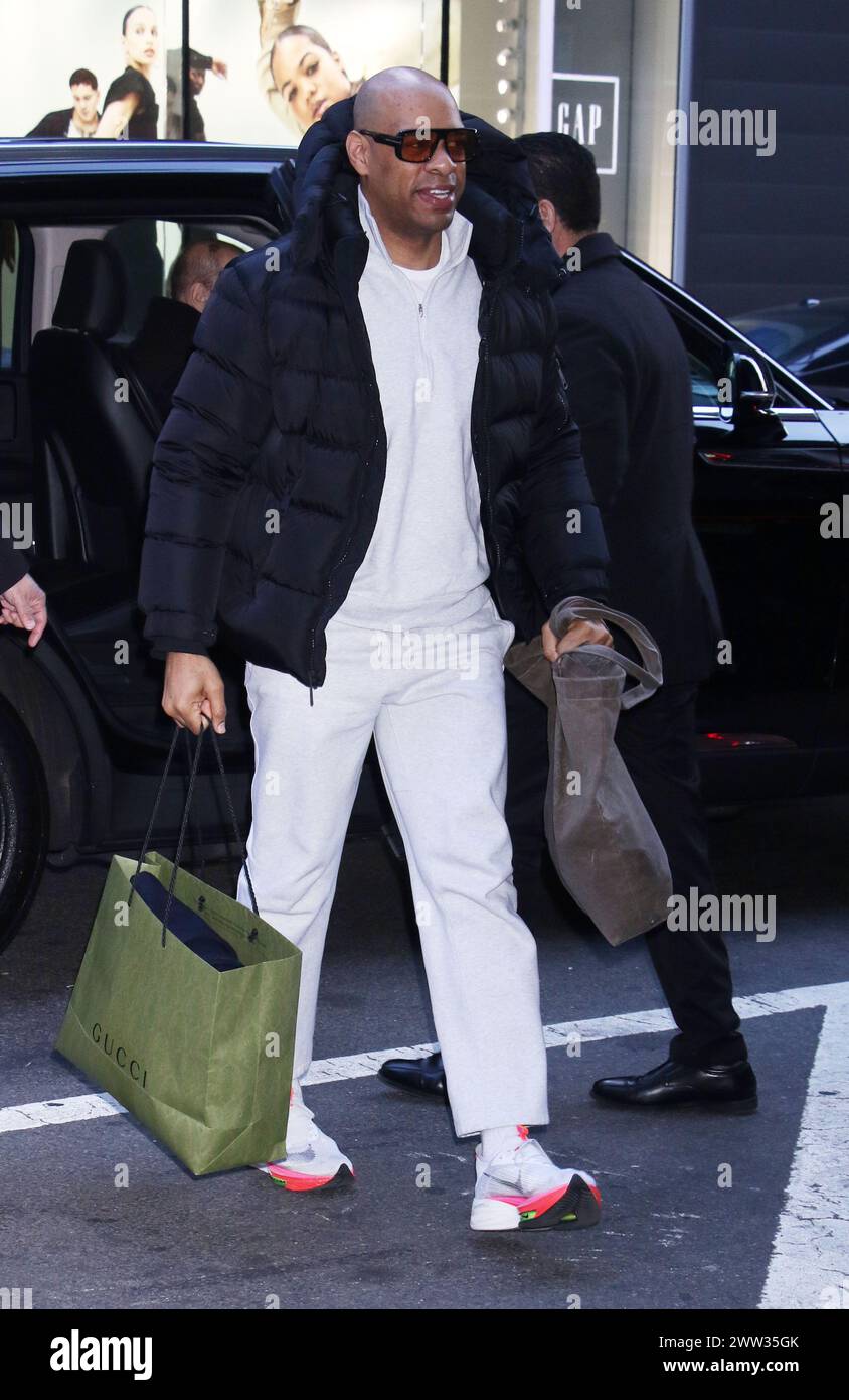 March 20, 2024 DeMarco Morgan on Good Morning America in New York ...