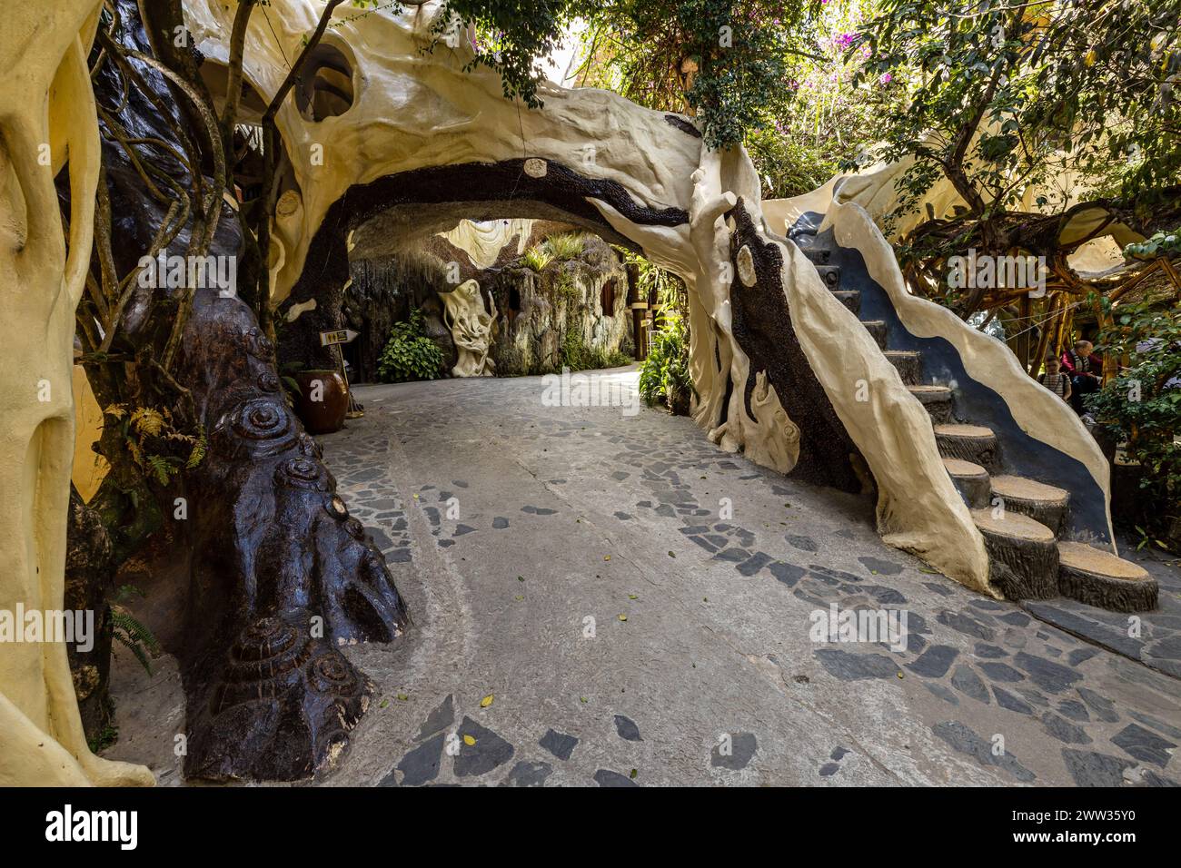 The Crazy House of Da Lat in Vietnam Stock Photo - Alamy